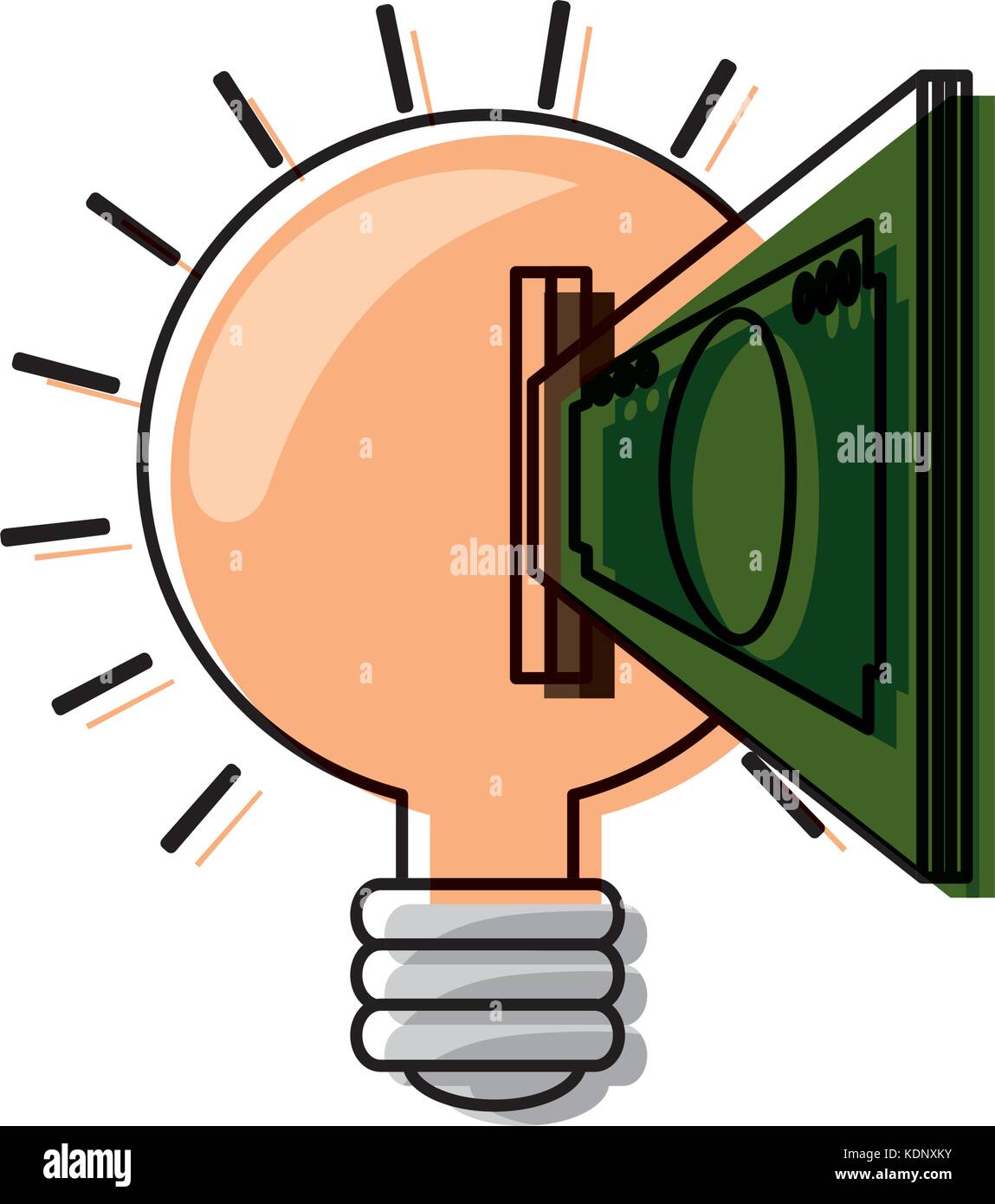 bulb idea vector illustration Stock Vector Image & Art - Alamy