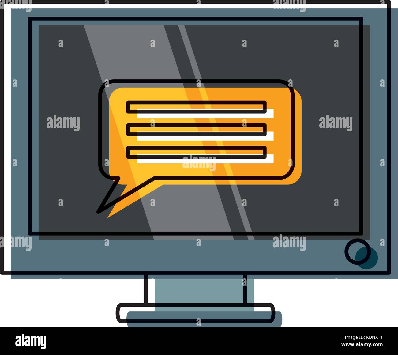 screen vector illustration Stock Vector Image & Art - Alamy