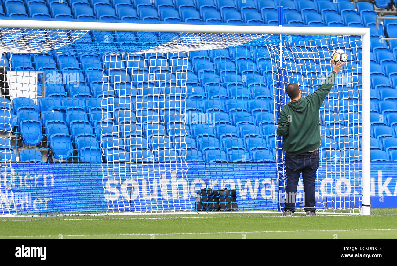 Hawkeye in the goal mouth being tested ahead of the Premier League ...