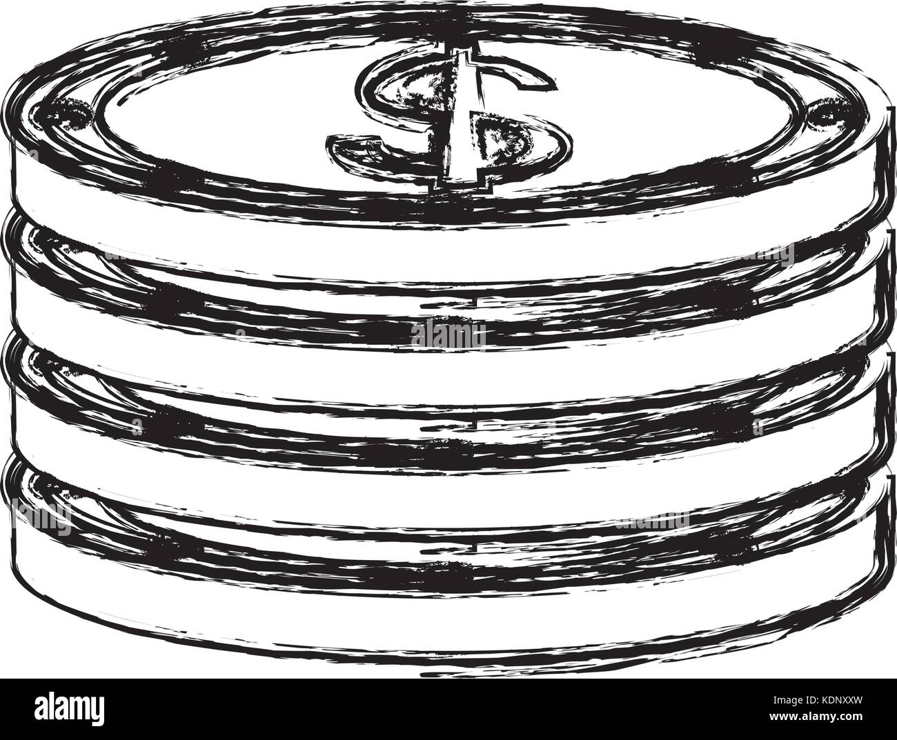 coins vector illustration Stock Vector Image & Art - Alamy
