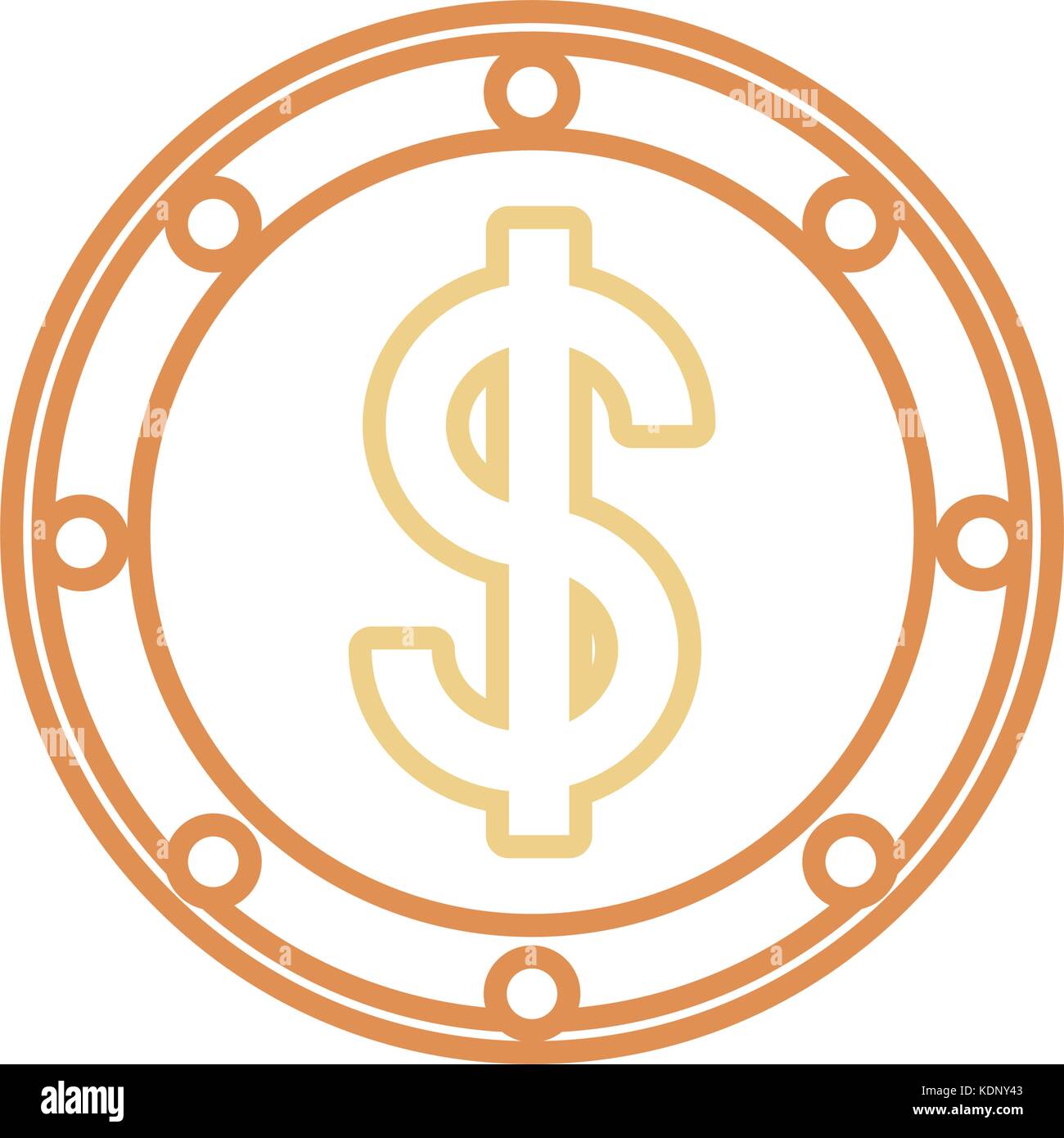 coin vector illustration Stock Vector Image & Art - Alamy
