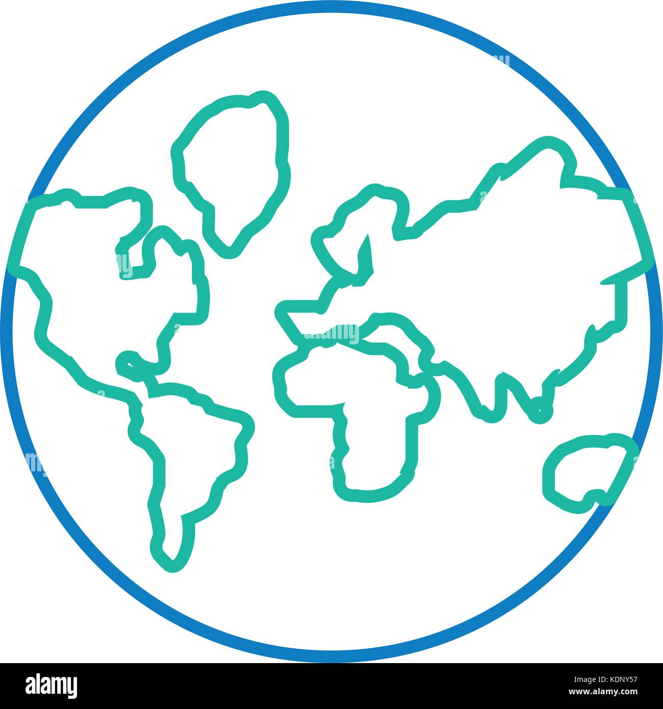 global planet vector illustration Stock Vector Image & Art - Alamy