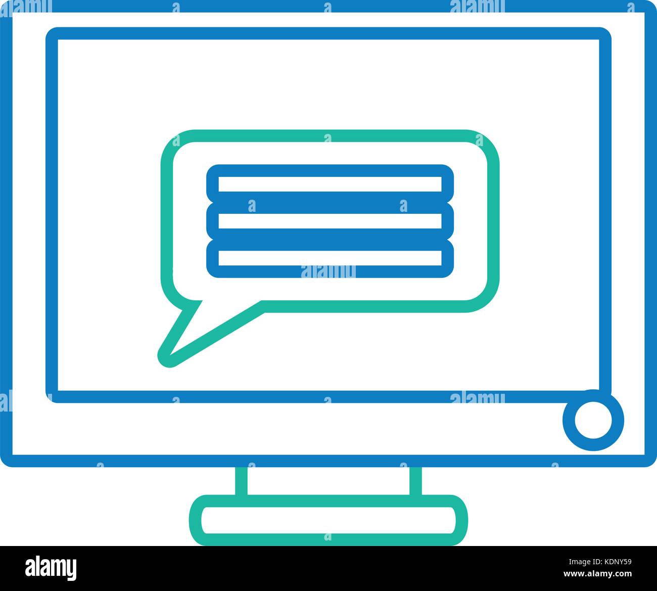 screen vector illustration Stock Vector Image & Art - Alamy