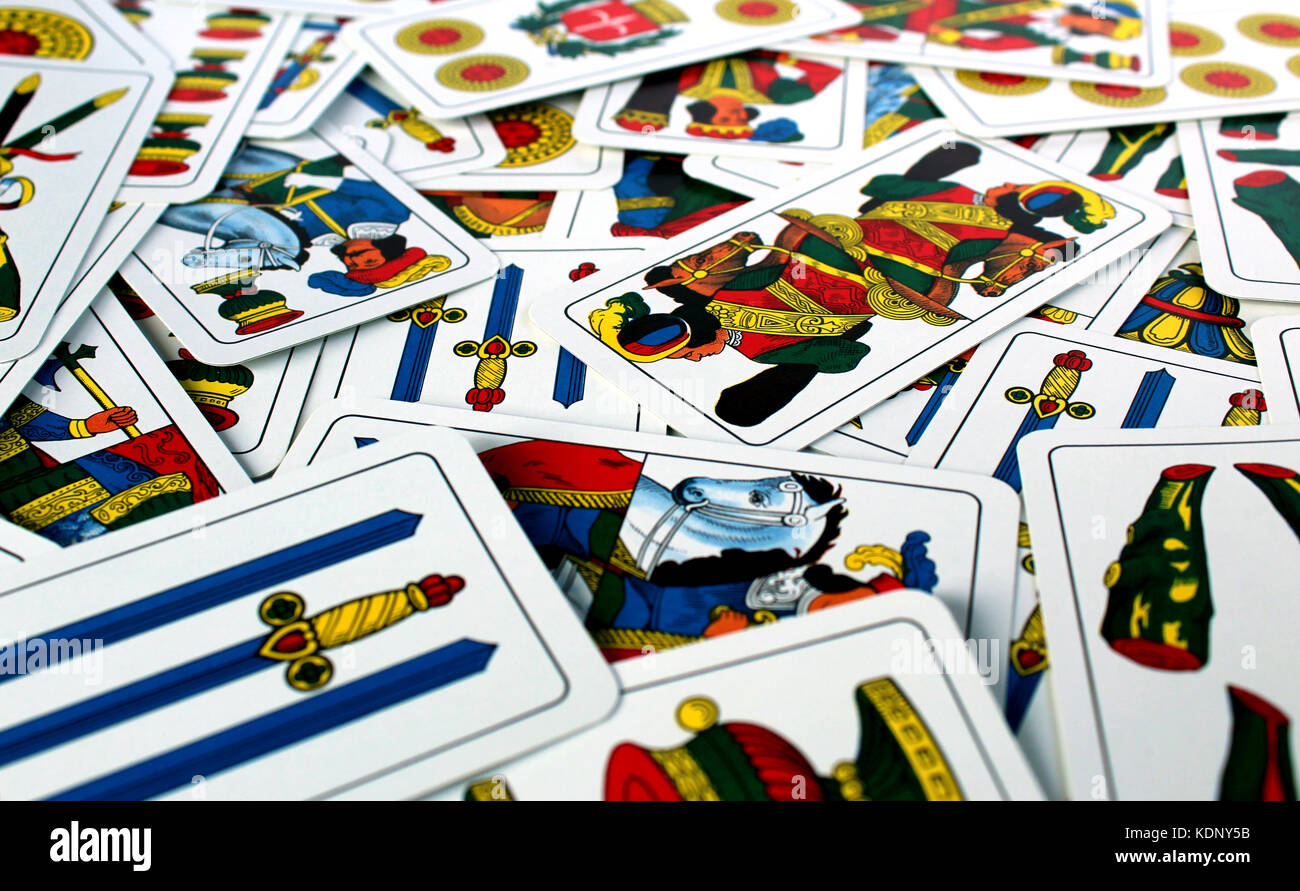Cards Casino Scattered Playing High Resolution Stock Photography and ...