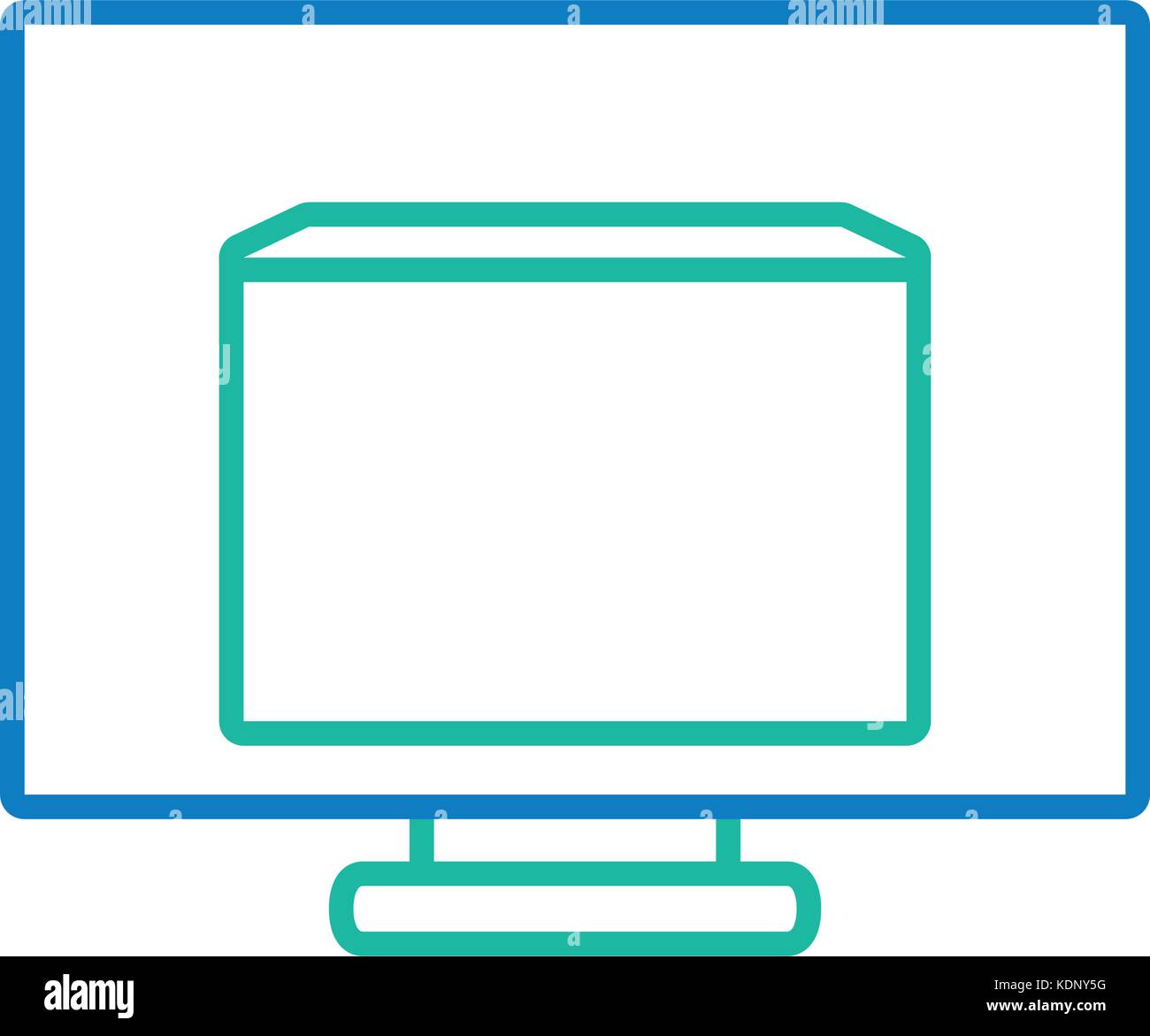 screen vector illustration Stock Vector Image & Art - Alamy