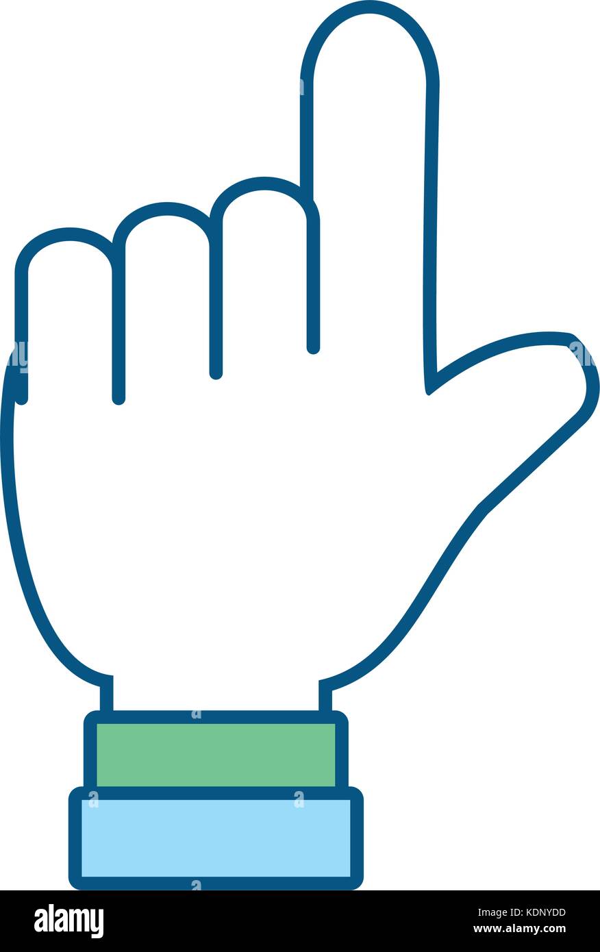 hand pointing icon Stock Vector Image & Art - Alamy