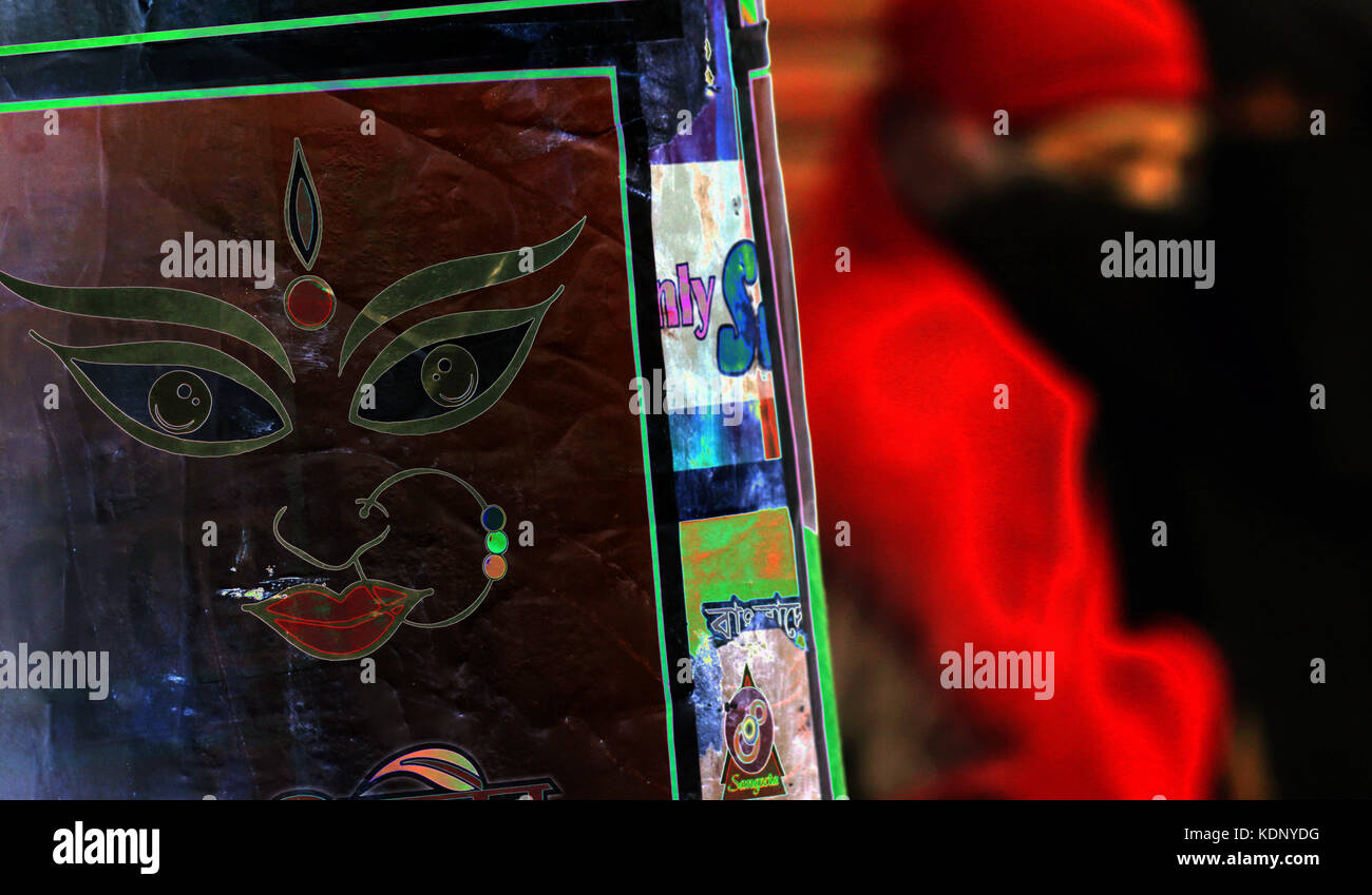 man and animal of sakhari bazar and other places old dhaka on the day ...