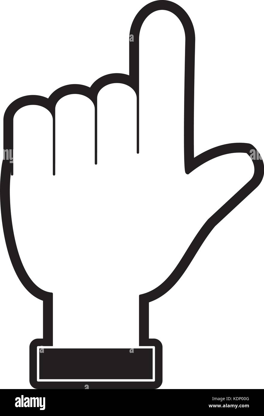 hand pointing icon Stock Vector Image & Art - Alamy