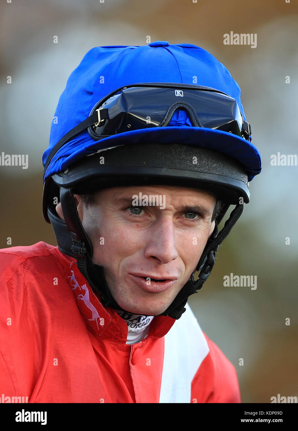 Jockey Ryan Moore at Newmarket Racecourse Stock Photo - Alamy