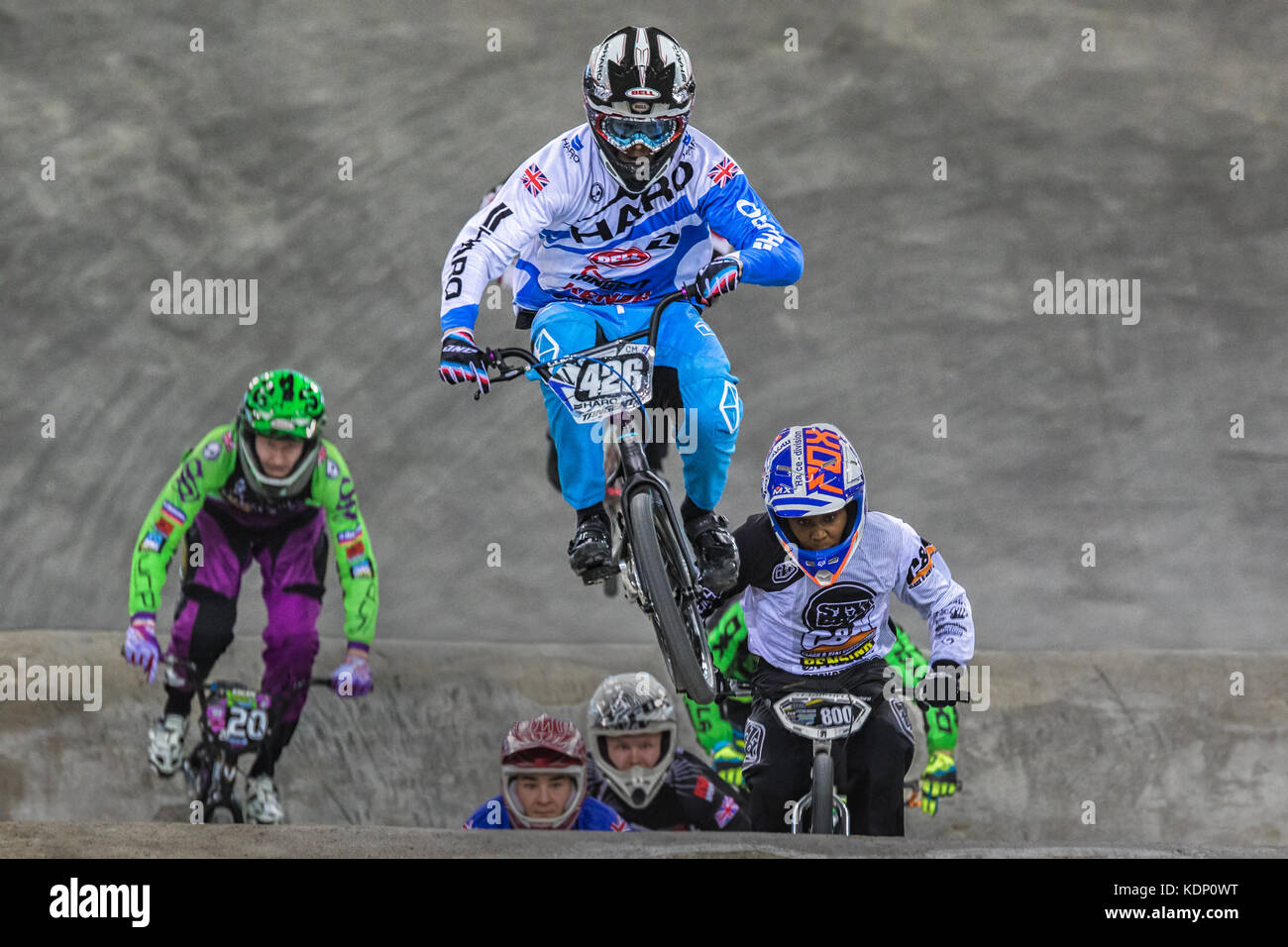 National Indoor Bmx Centre Manchester Stock Photos & National Indoor ...