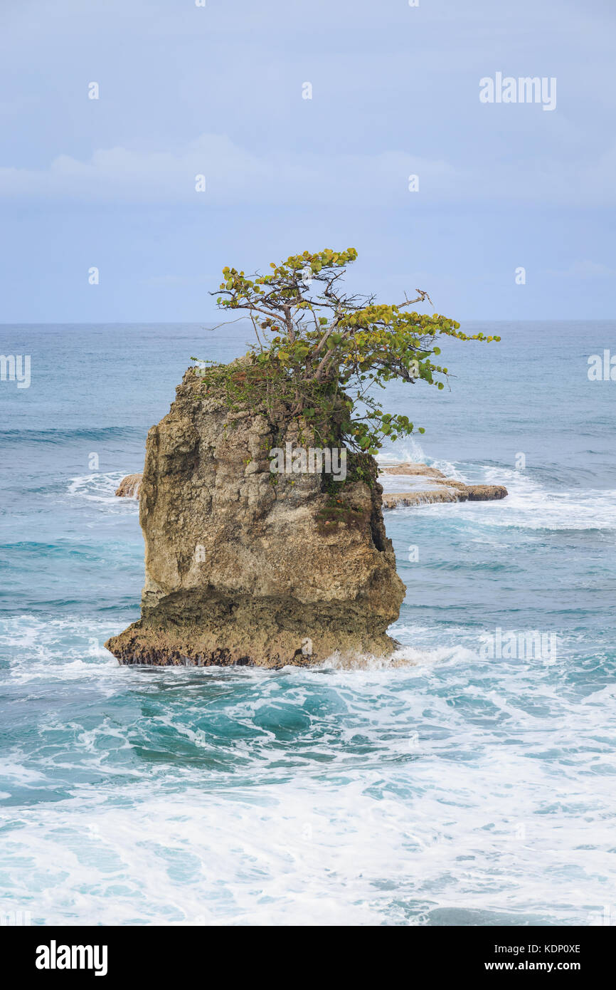 Islet rock formation stack manzanillo hi-res stock photography and ...