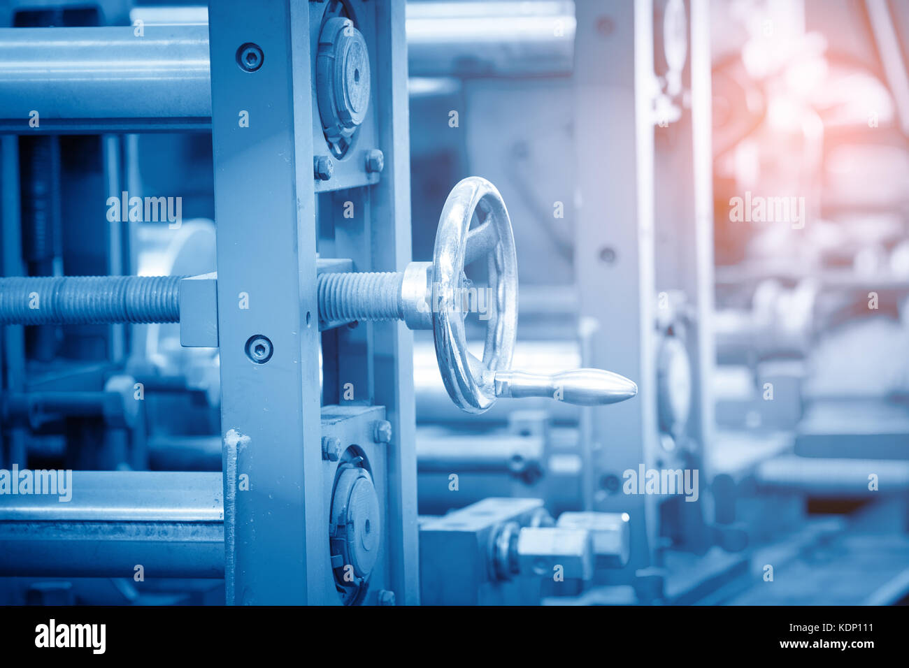 Pipes and red safety valves Stock Photo - Alamy