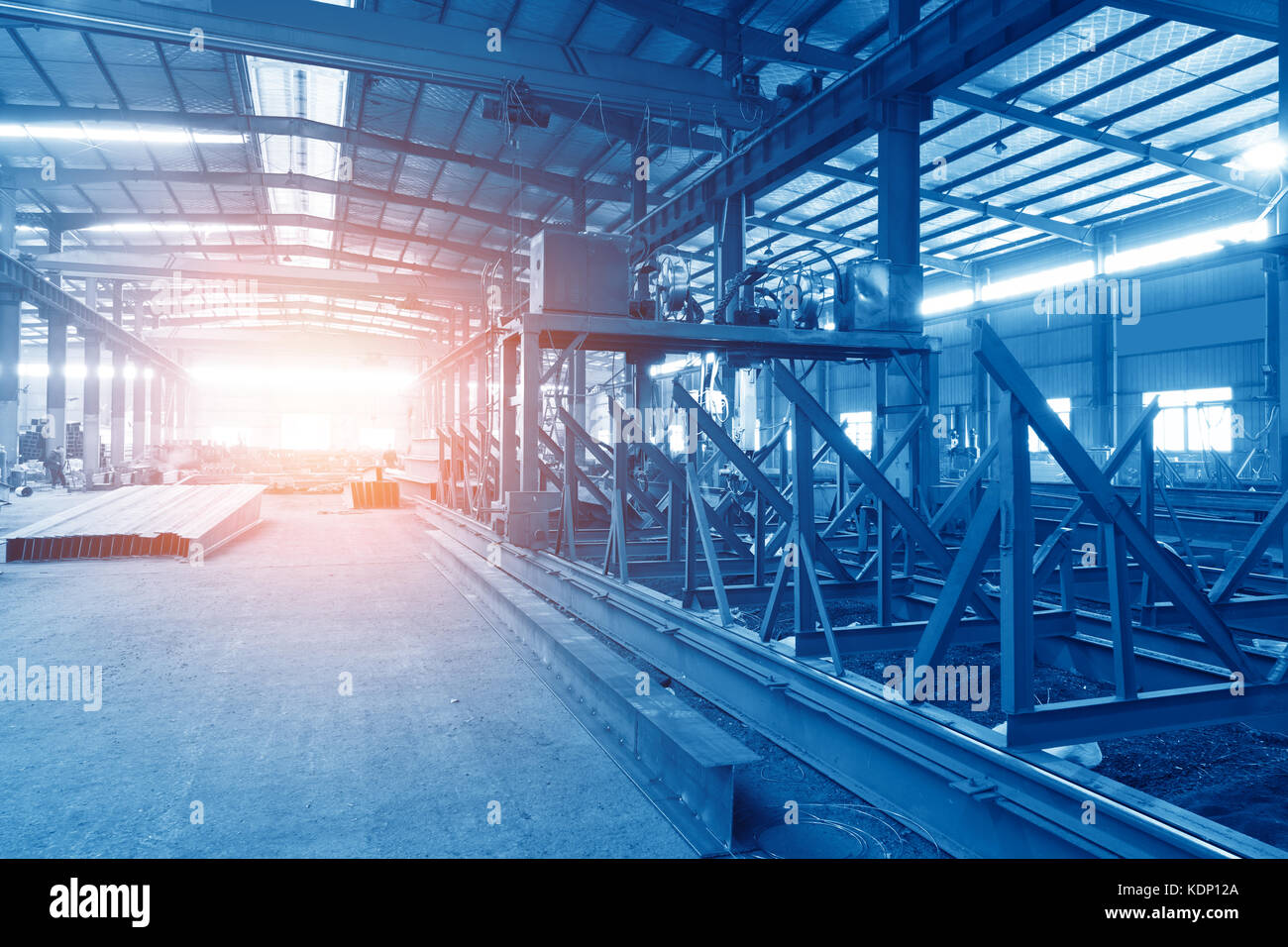 Large steel processing plant Stock Photo - Alamy