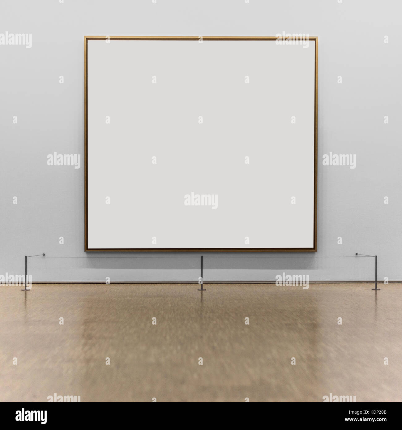 Empty frame on the wall of a museum Stock Photo - Alamy