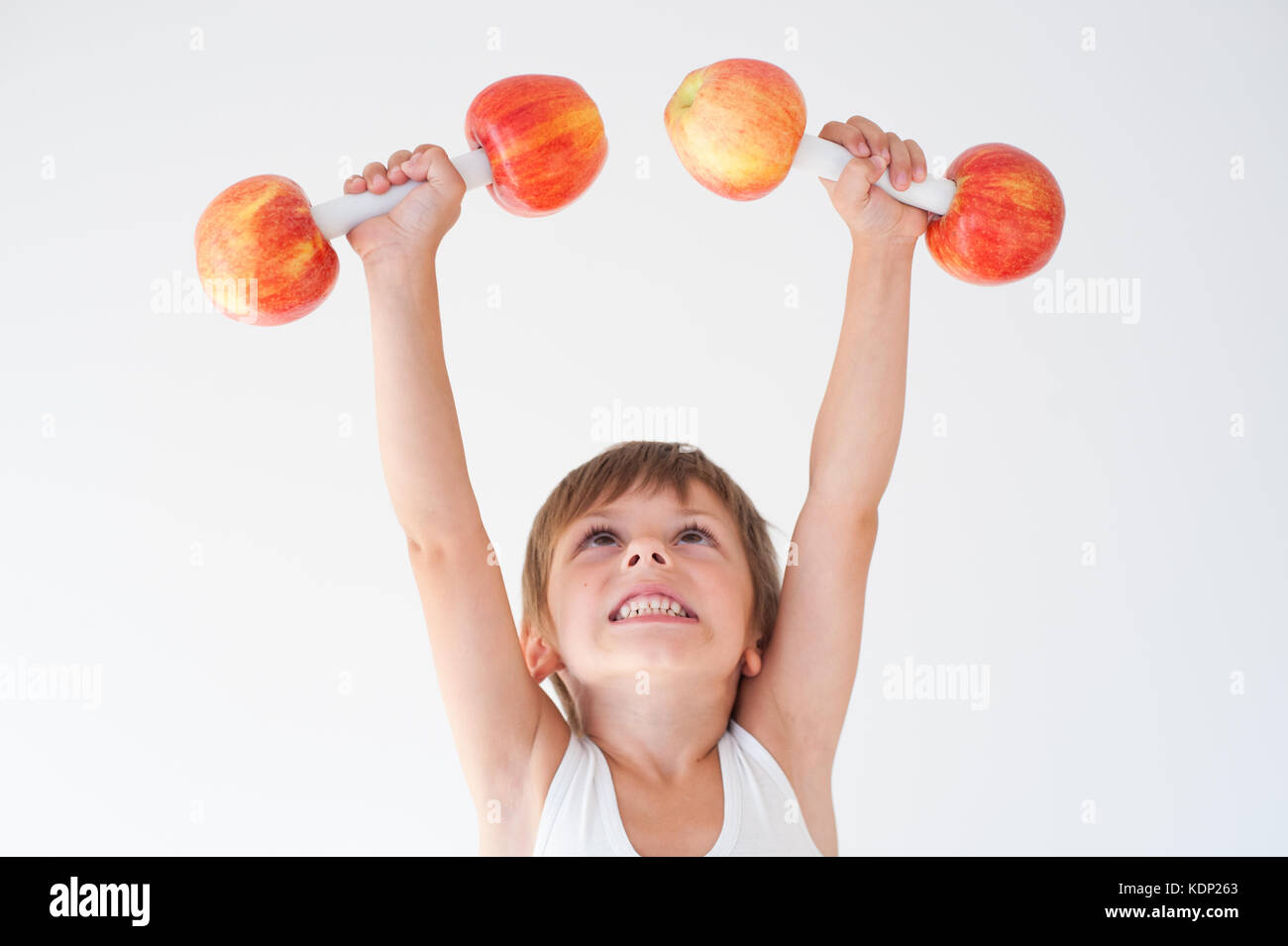Lifting heavy weight child hi-res stock photography and images - Alamy