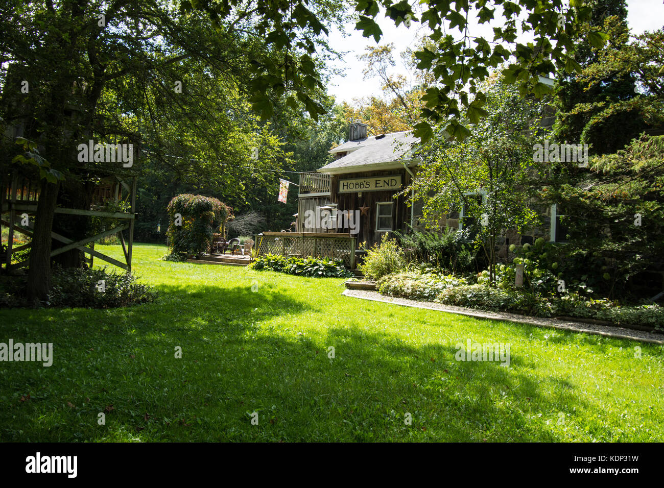 West Montrose Canada sign garden green grass tree place building shed ...