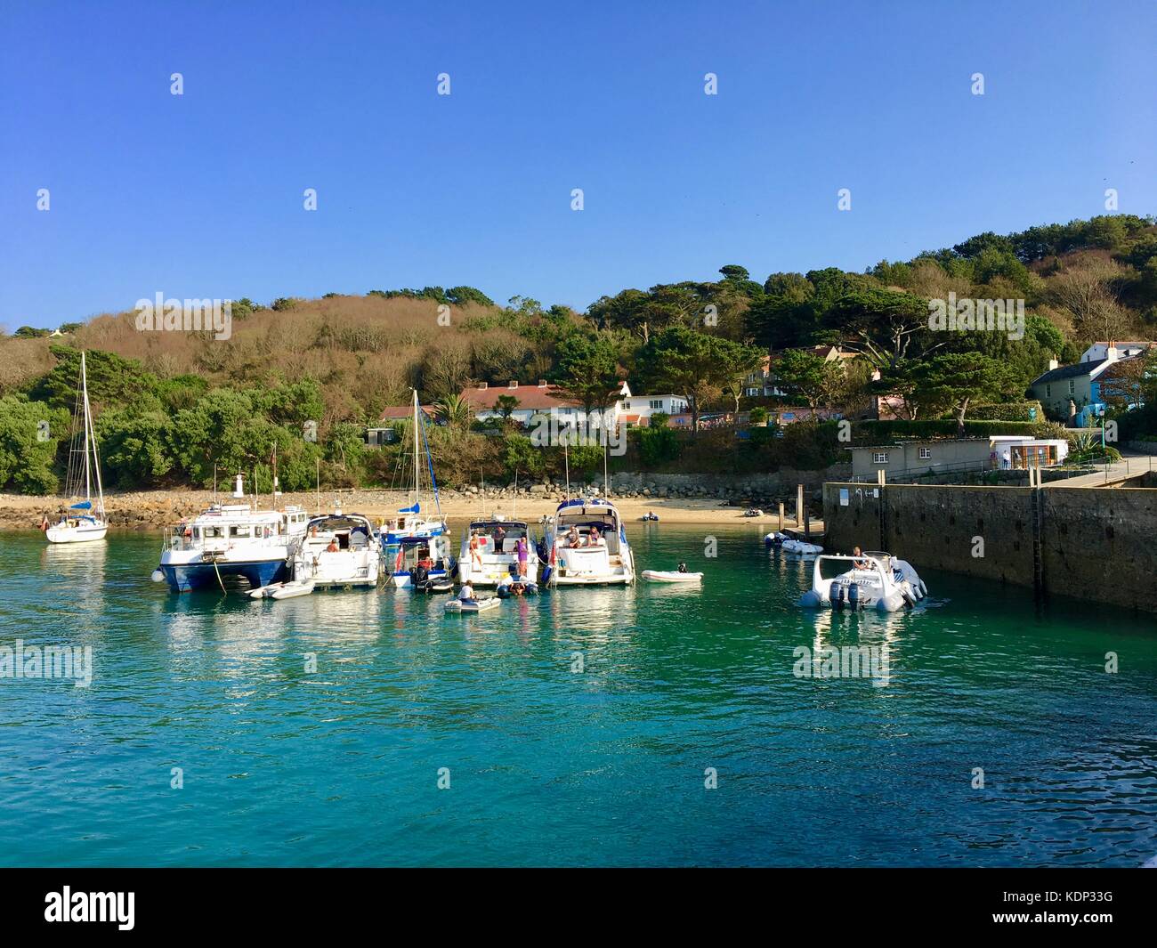 To the island of herm by boat hi-res stock photography and images - Alamy