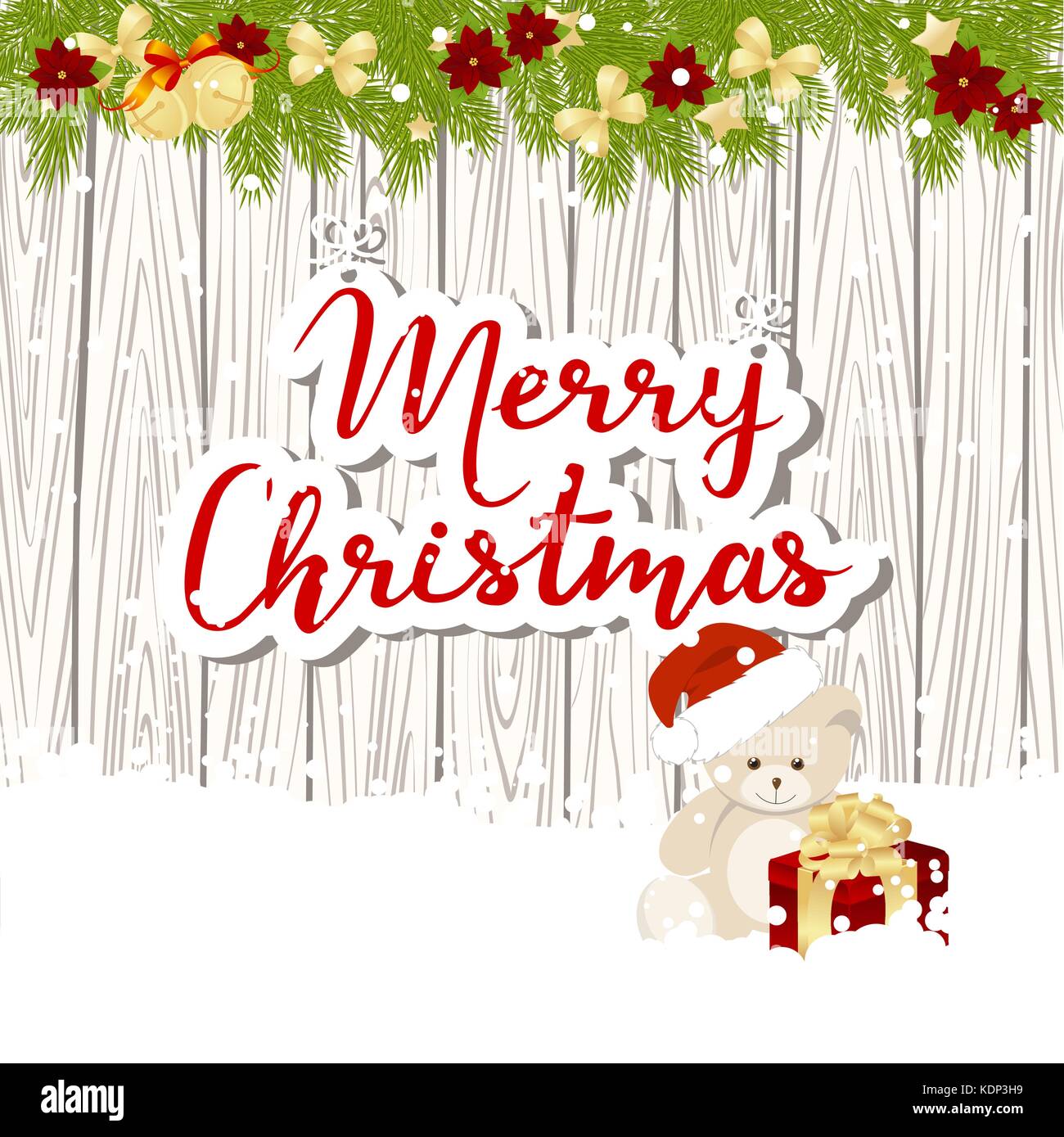 Merry Christmas card Stock Vector Image & Art - Alamy