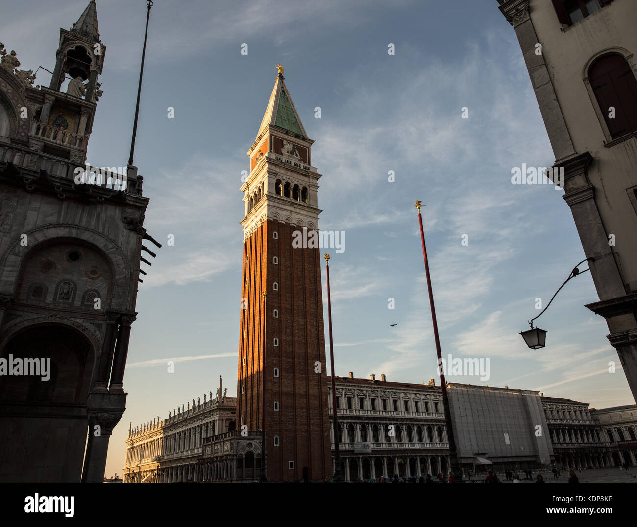 St Mark's Campanile in in the Piazza San Marco, Venice, Italy Stock ...