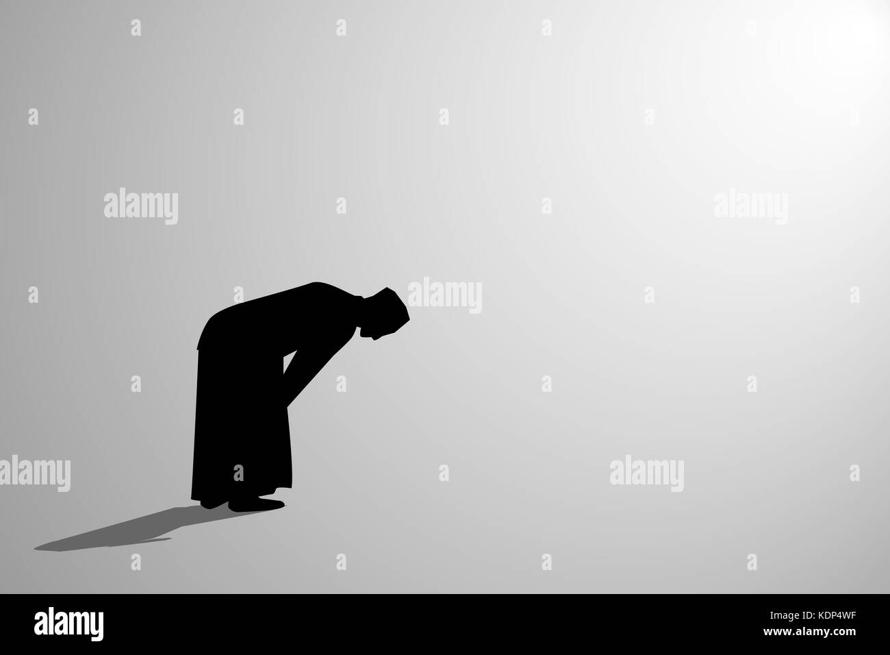 Islamic man praying Muslim Prayer Stock Photo - Alamy