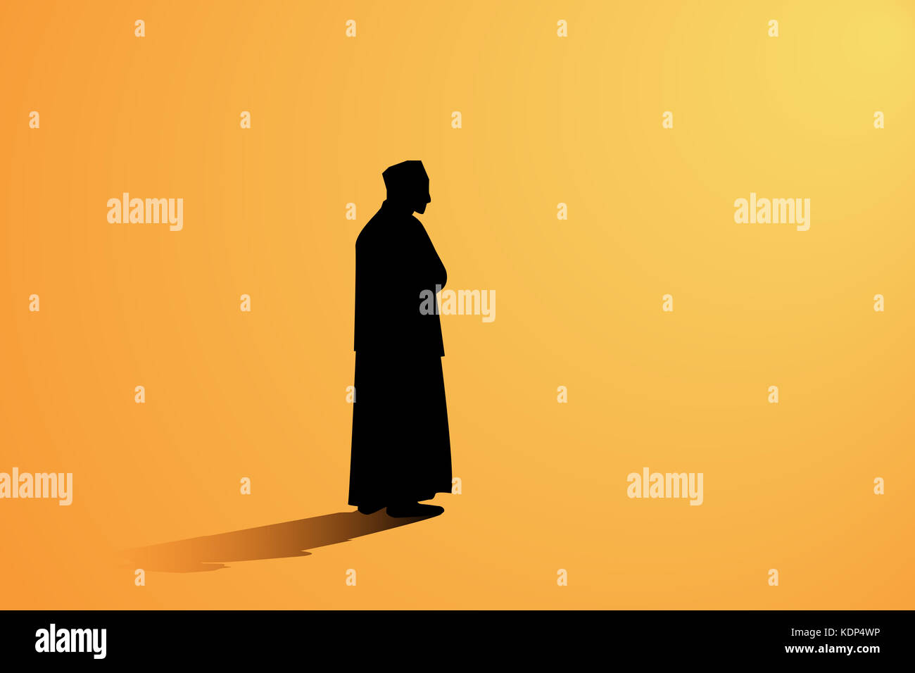Islamic man praying Muslim Prayer Stock Photo - Alamy