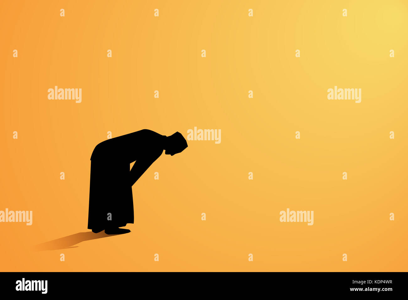 Islamic man praying Muslim Prayer Stock Photo - Alamy