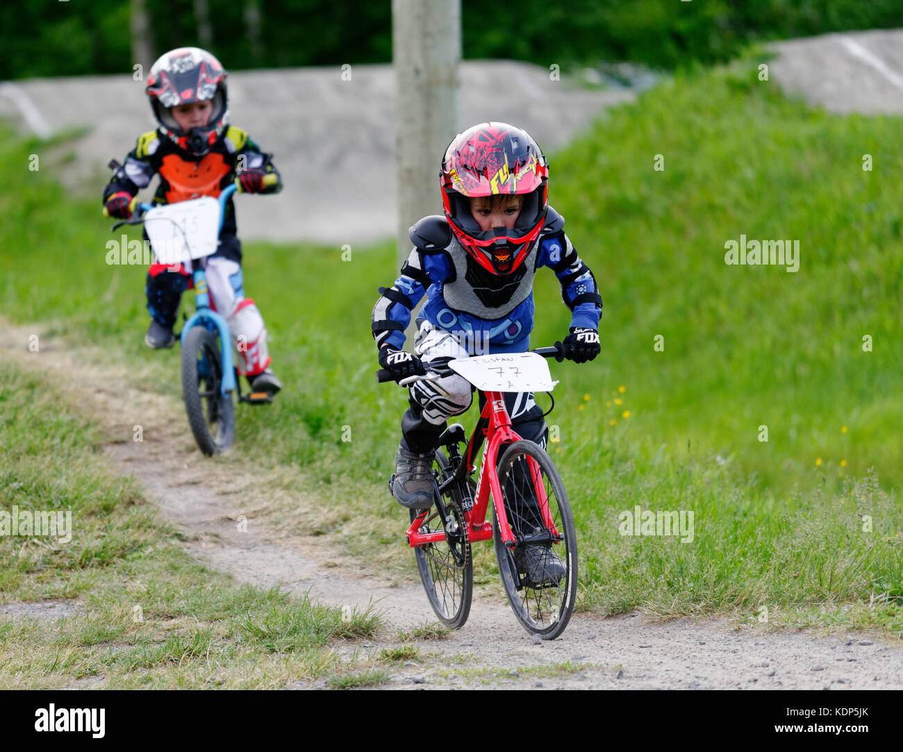 A little boy (5 yrs old) riding a BMX Stock Photo - Alamy