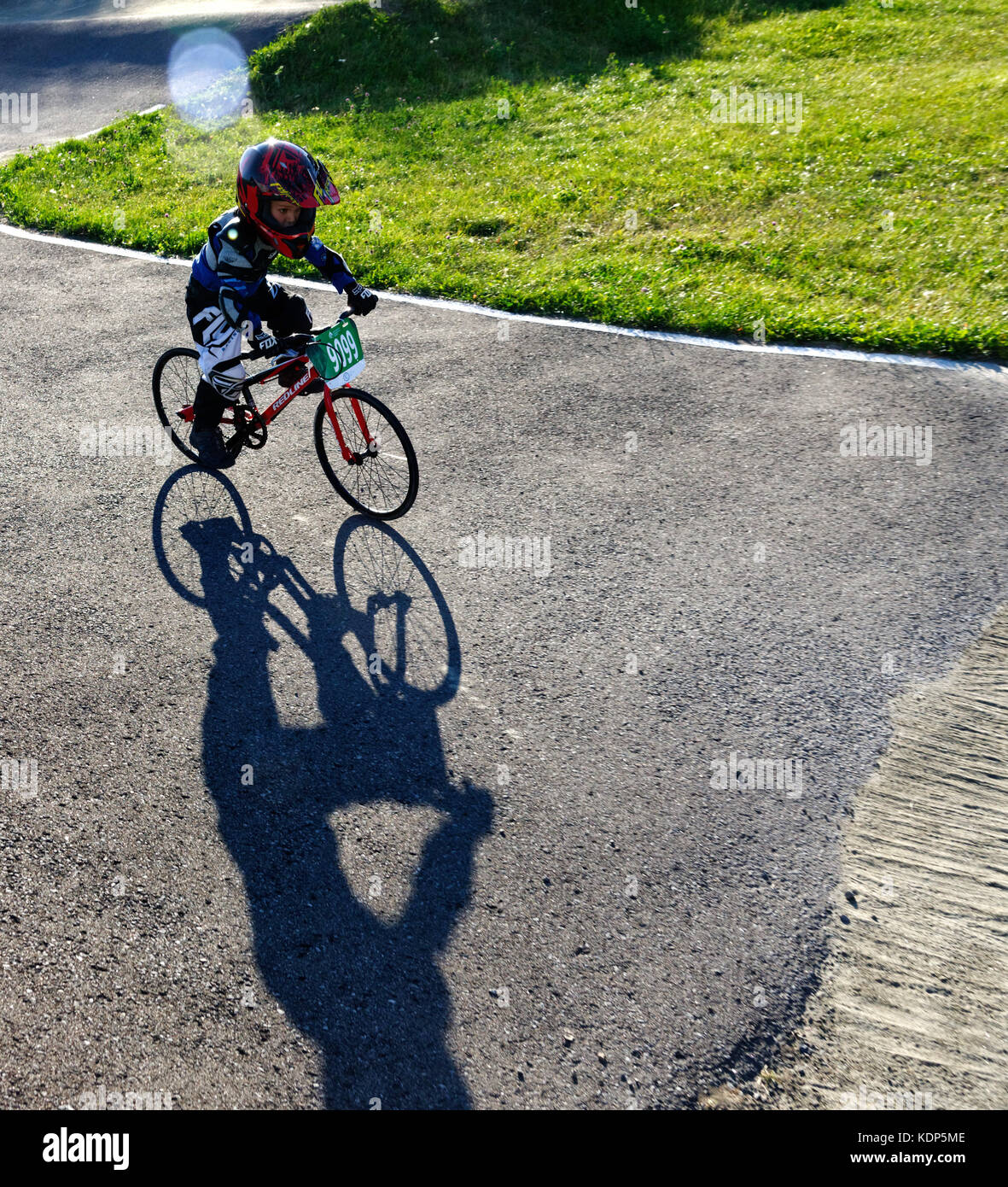 A little boy (5 yrs old) riding a BMX Stock Photo - Alamy