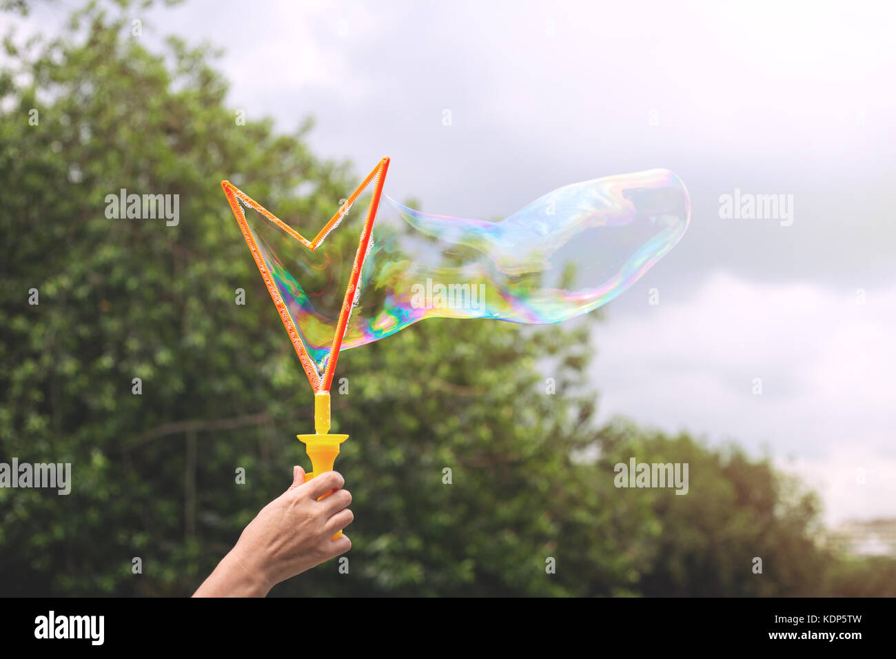 Big bubble wand hi-res stock photography and images - Alamy