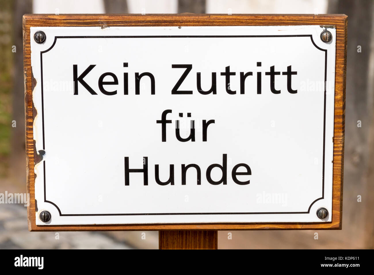 German sign saying no hi-res stock photography and images - Alamy