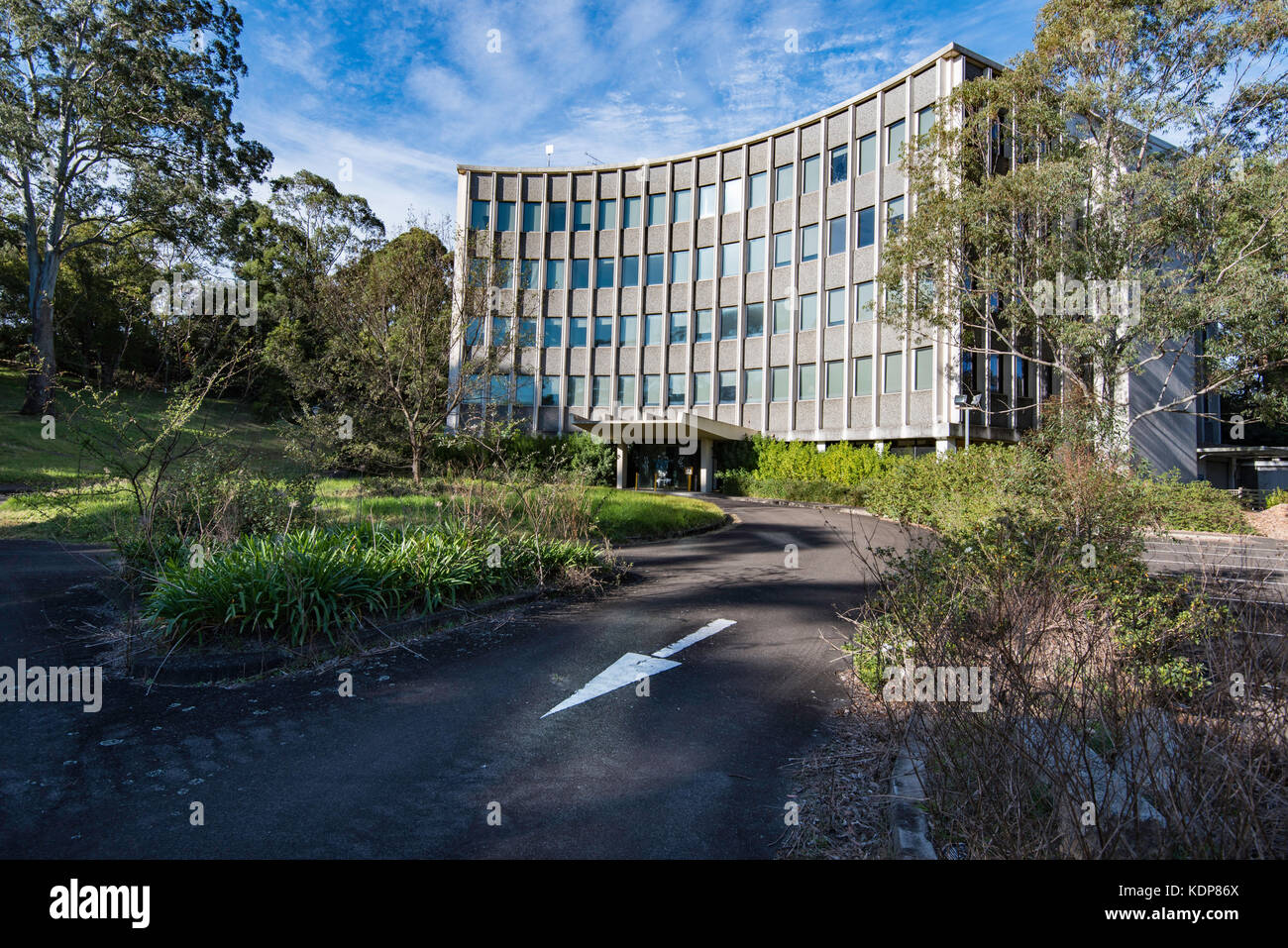 The now demolished, former 3M building in Pymble, Sydney, Australia was ...