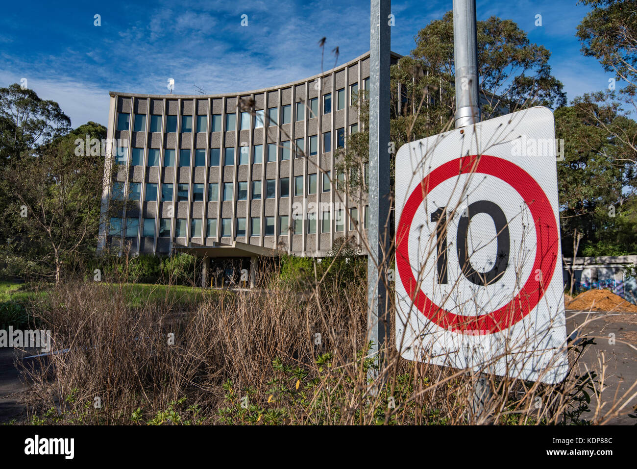 The now demolished, former 3M building in Pymble, Sydney, Australia was ...