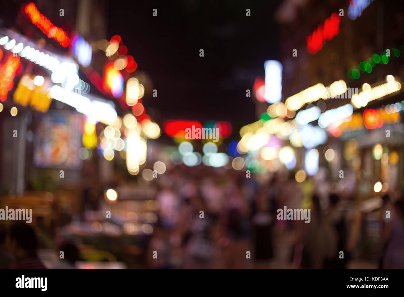 Blurred view in street Stock Photo - Alamy