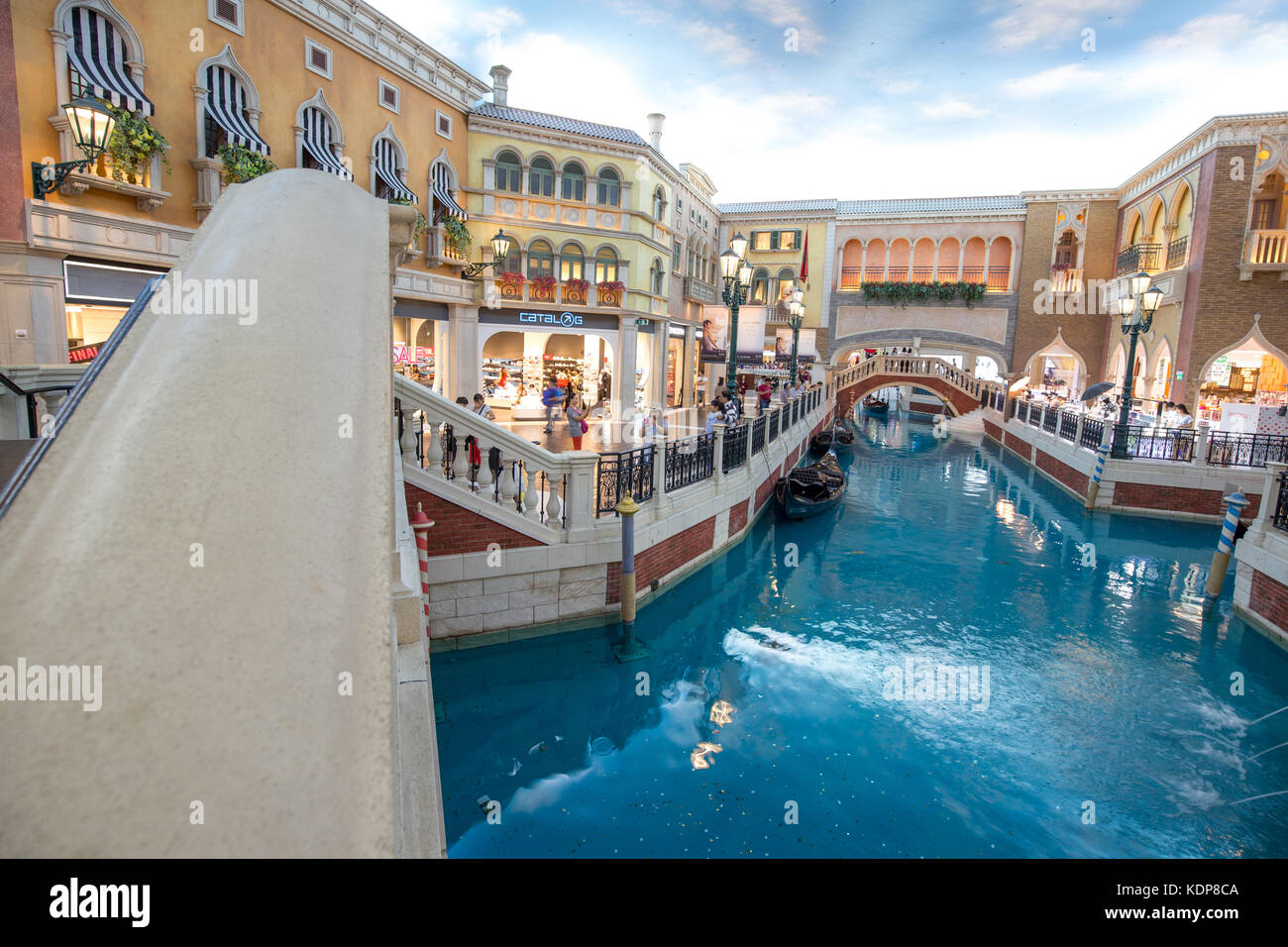 Macau,China - August,4,2016:Venetian hotel is a famous building in ...