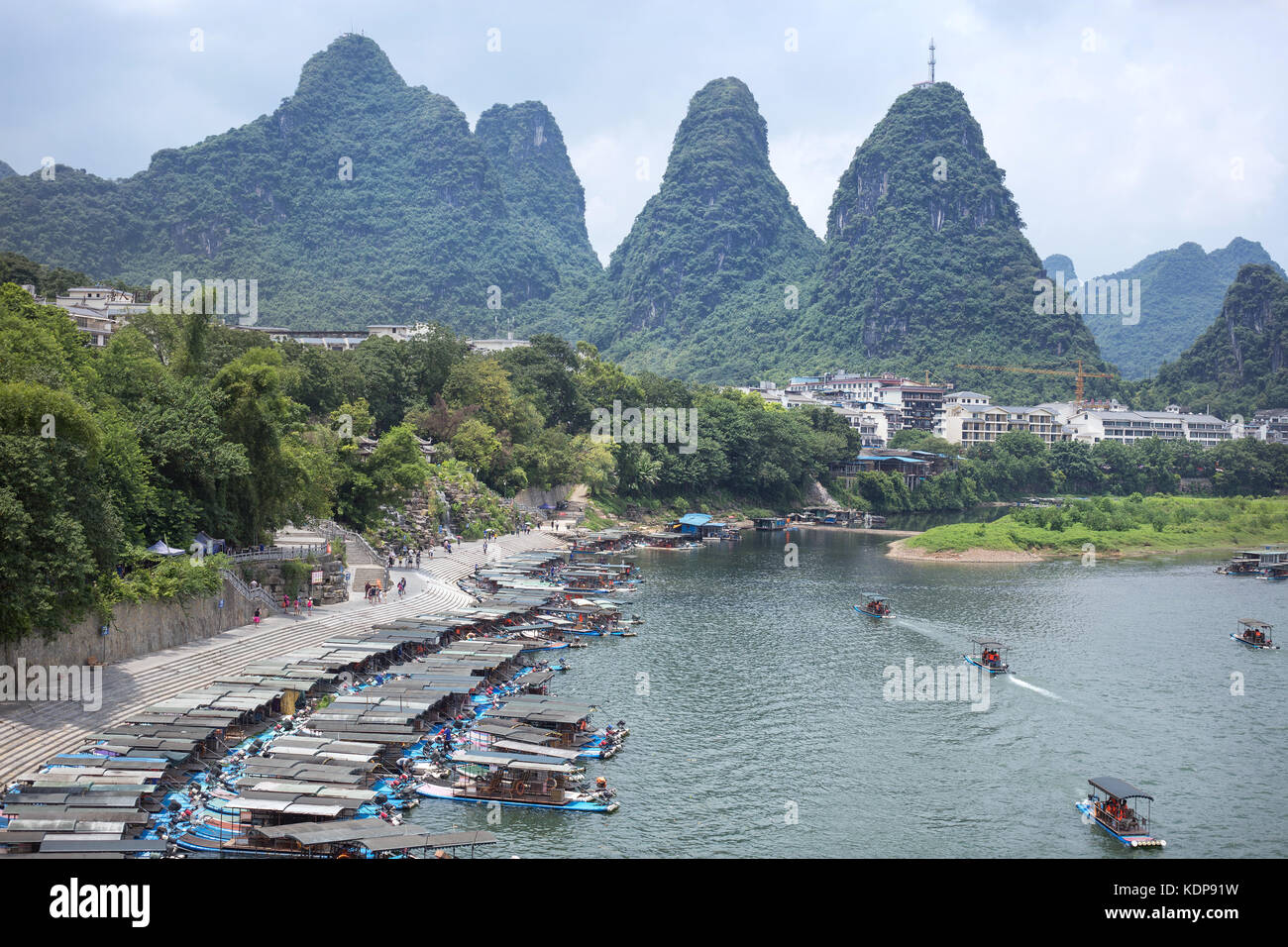 landscape in yangshuo china Stock Photo - Alamy