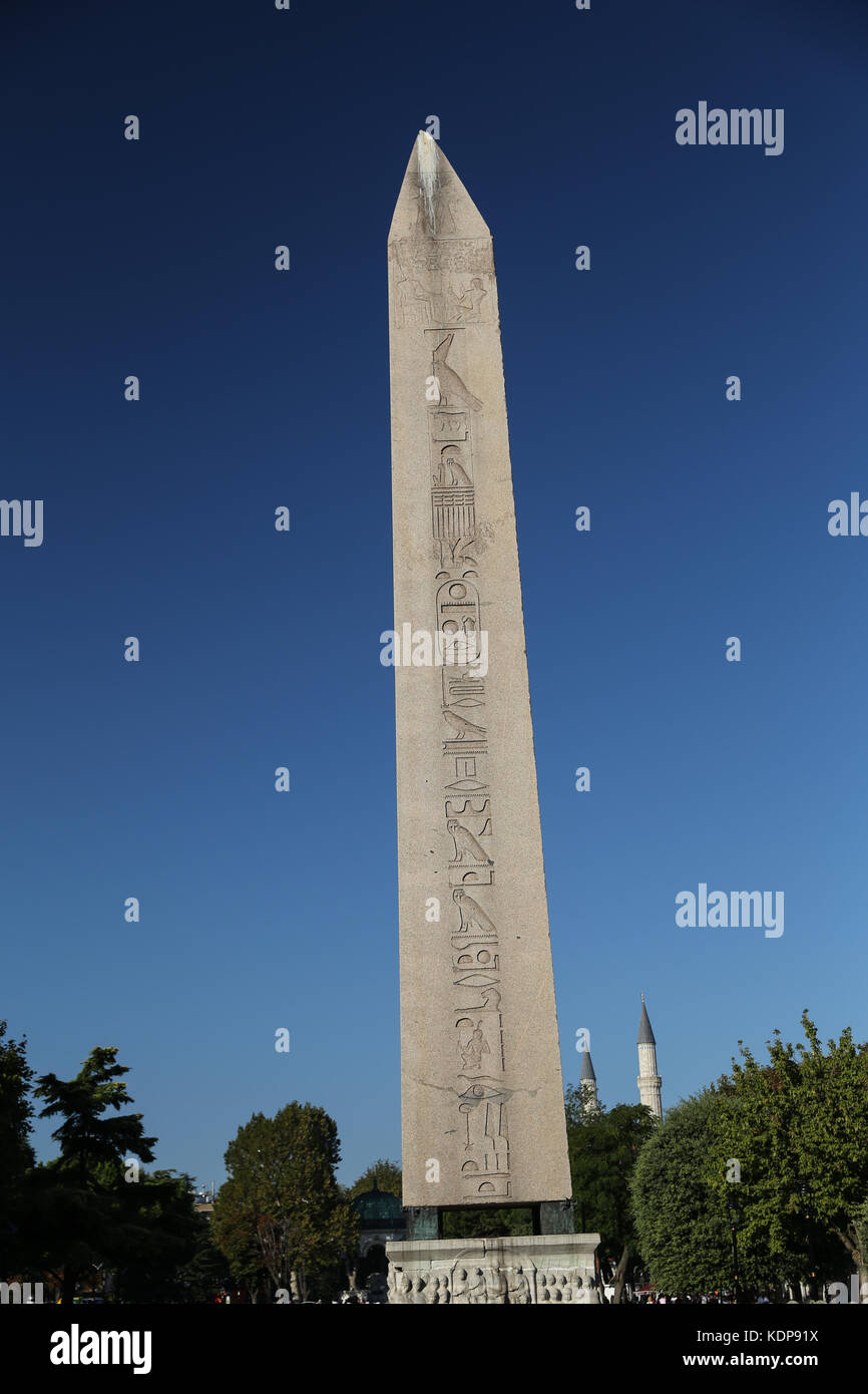 Obelisk of Theodosius in Istanbul City, Turkey Stock Photo - Alamy