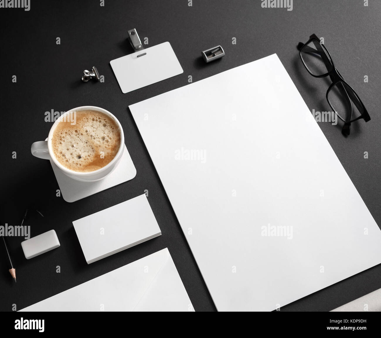 Branding stationery mockup. Blank objects for placing your design Stock ...