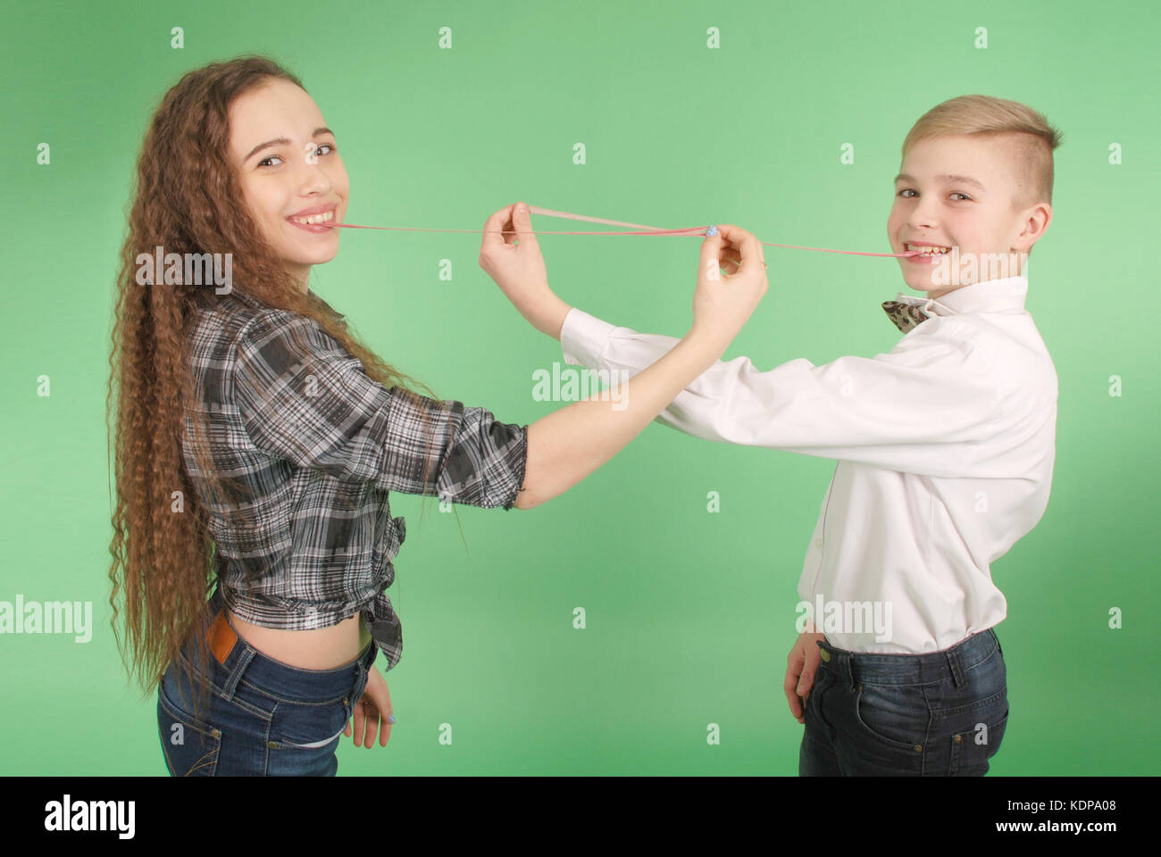 Stretching bubble gum hi-res stock photography and images - Alamy