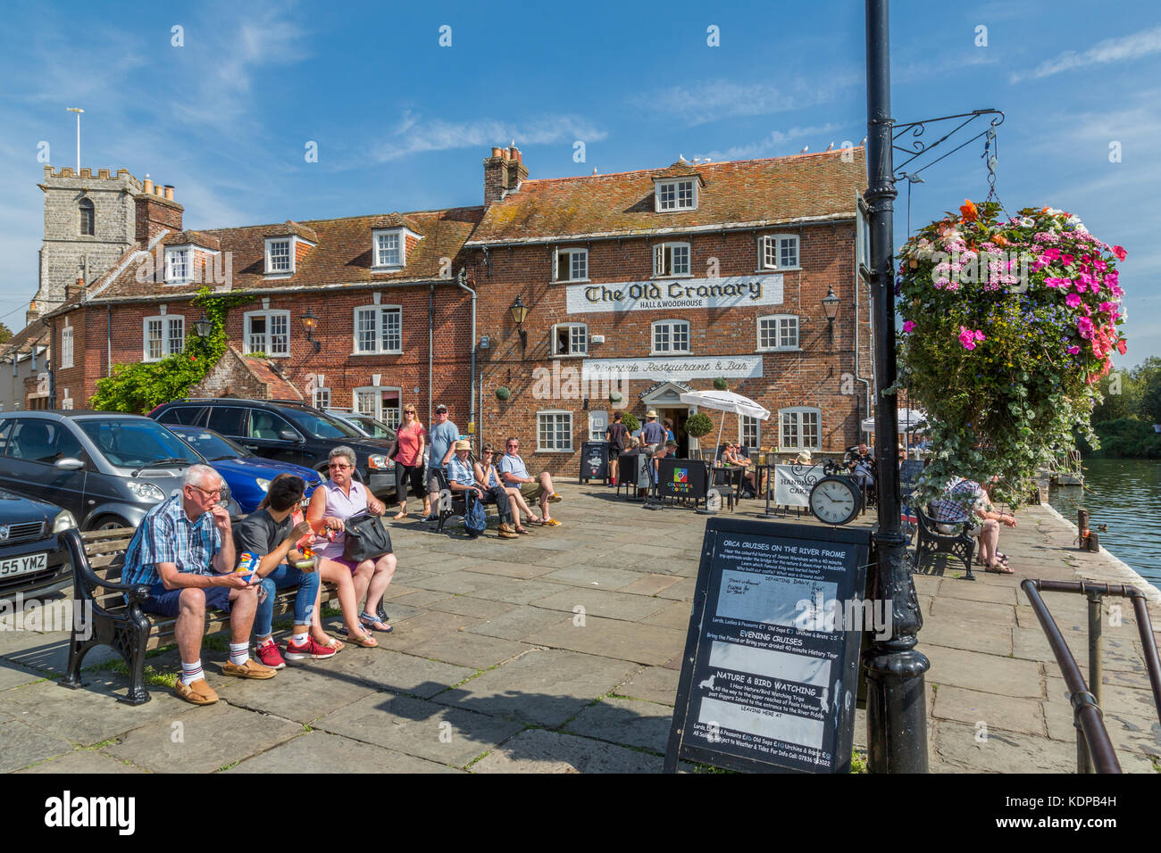 The Old Granary restaurant on the quay at Wareham Dorset England UK ...