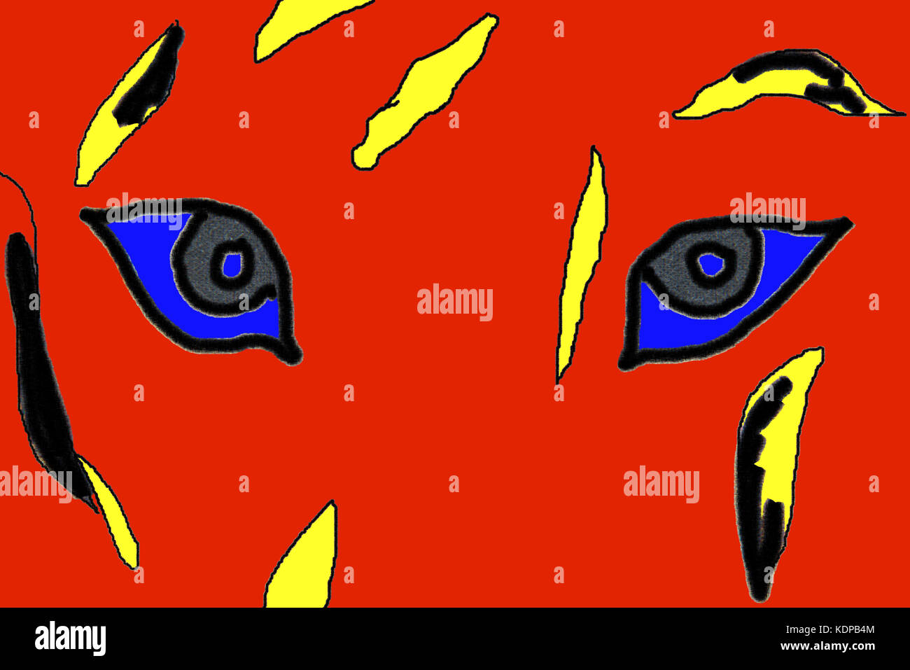Tiger abstract art hi-res stock photography and images - Alamy