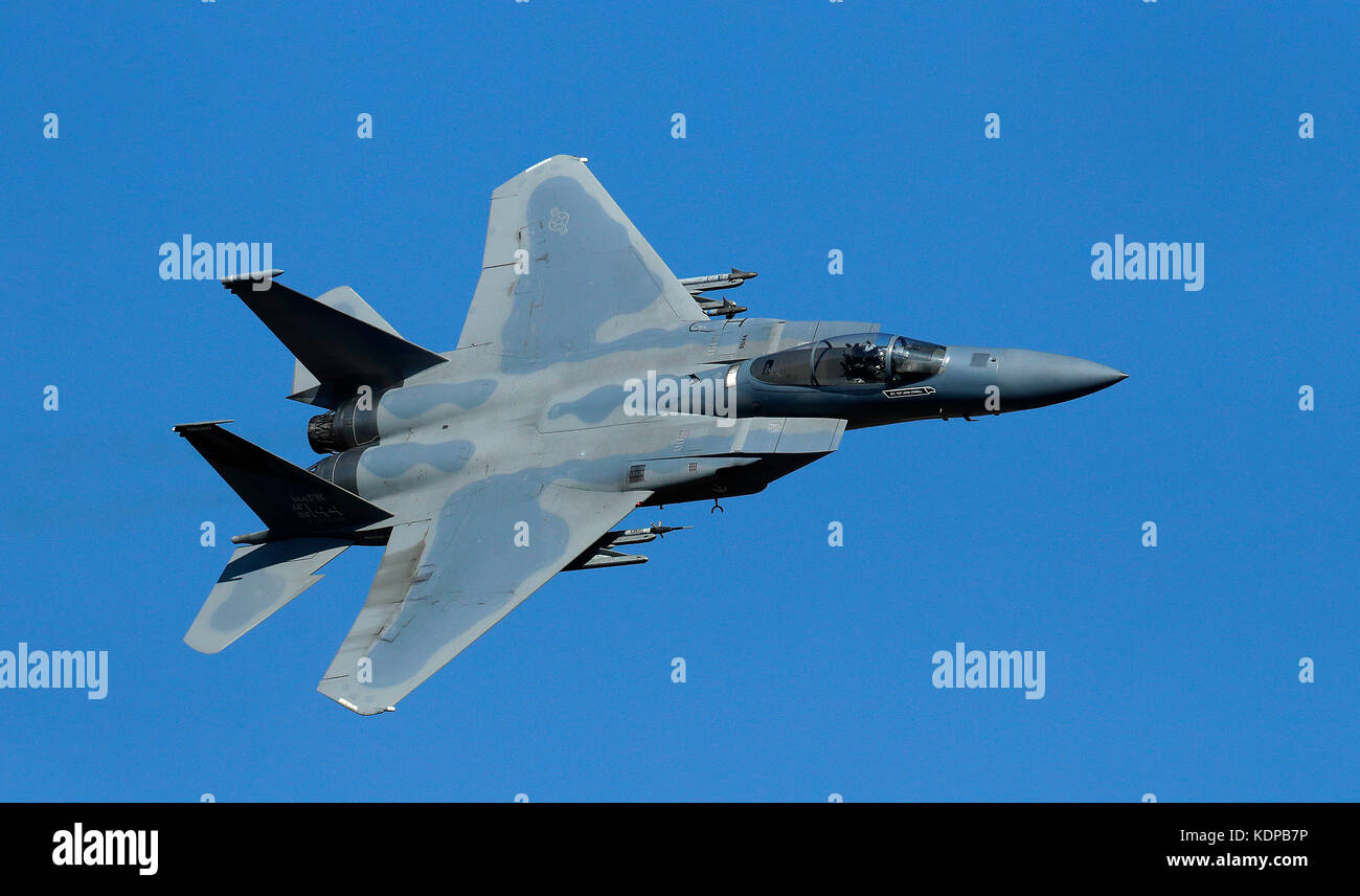 F-15 with the 144th fighter wing Air National Guard from Fresno ...