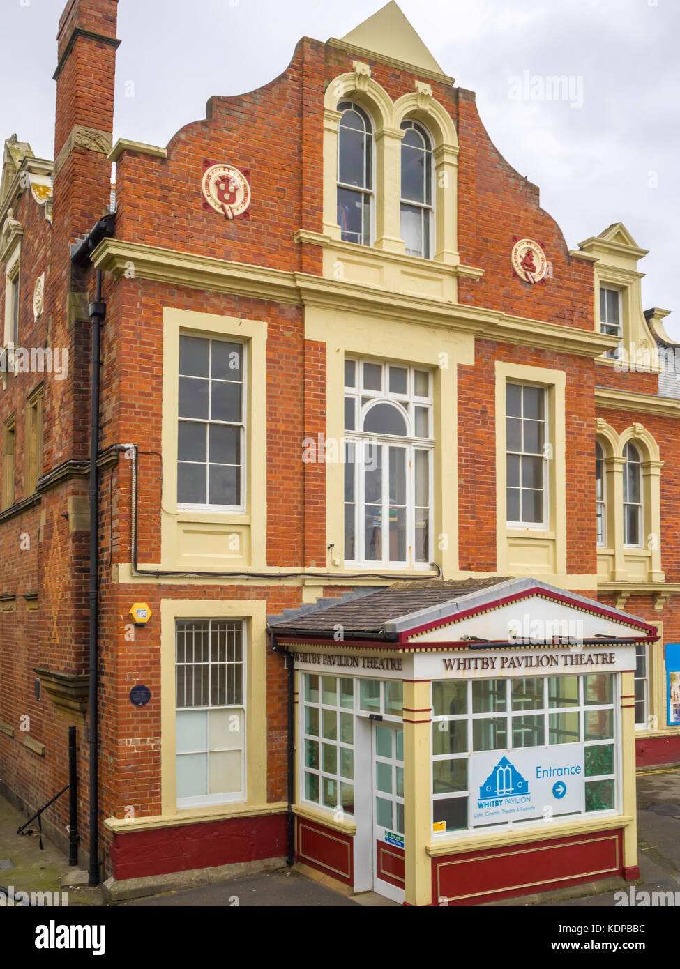 Whitby Pavilion an entertainment complex overlooking the sea from West ...
