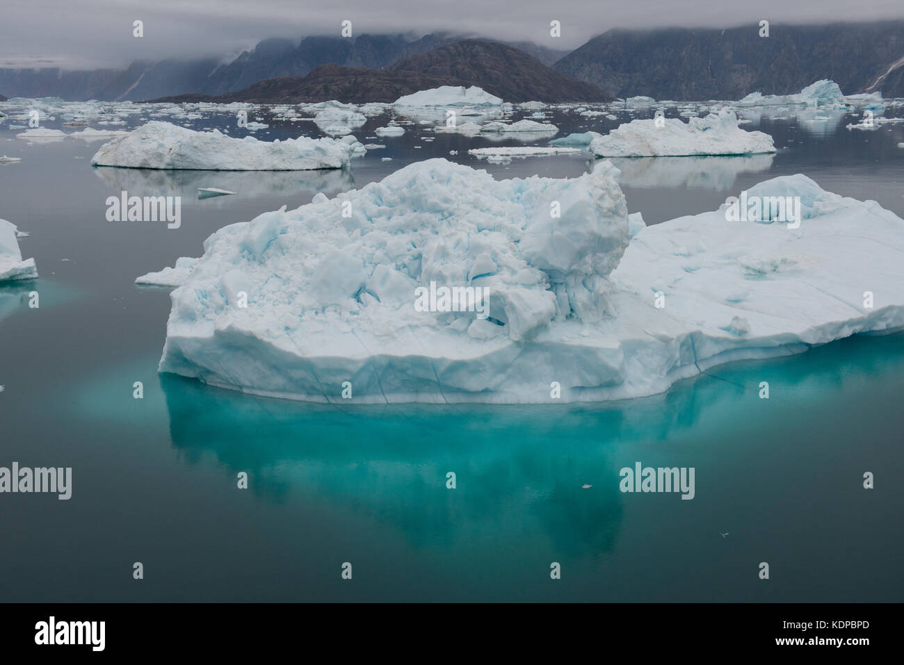 Greenland, Scoresbysund aka Scoresby Sund, Fonfjord, Iceberg Alley ...