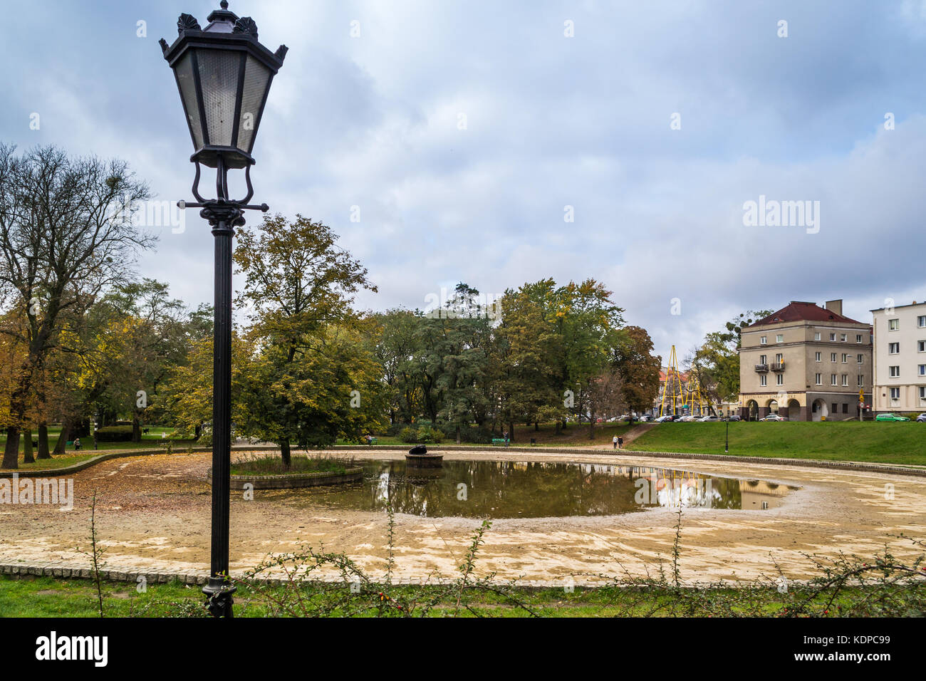 Park in Lodz, Poland Stock Photo - Alamy