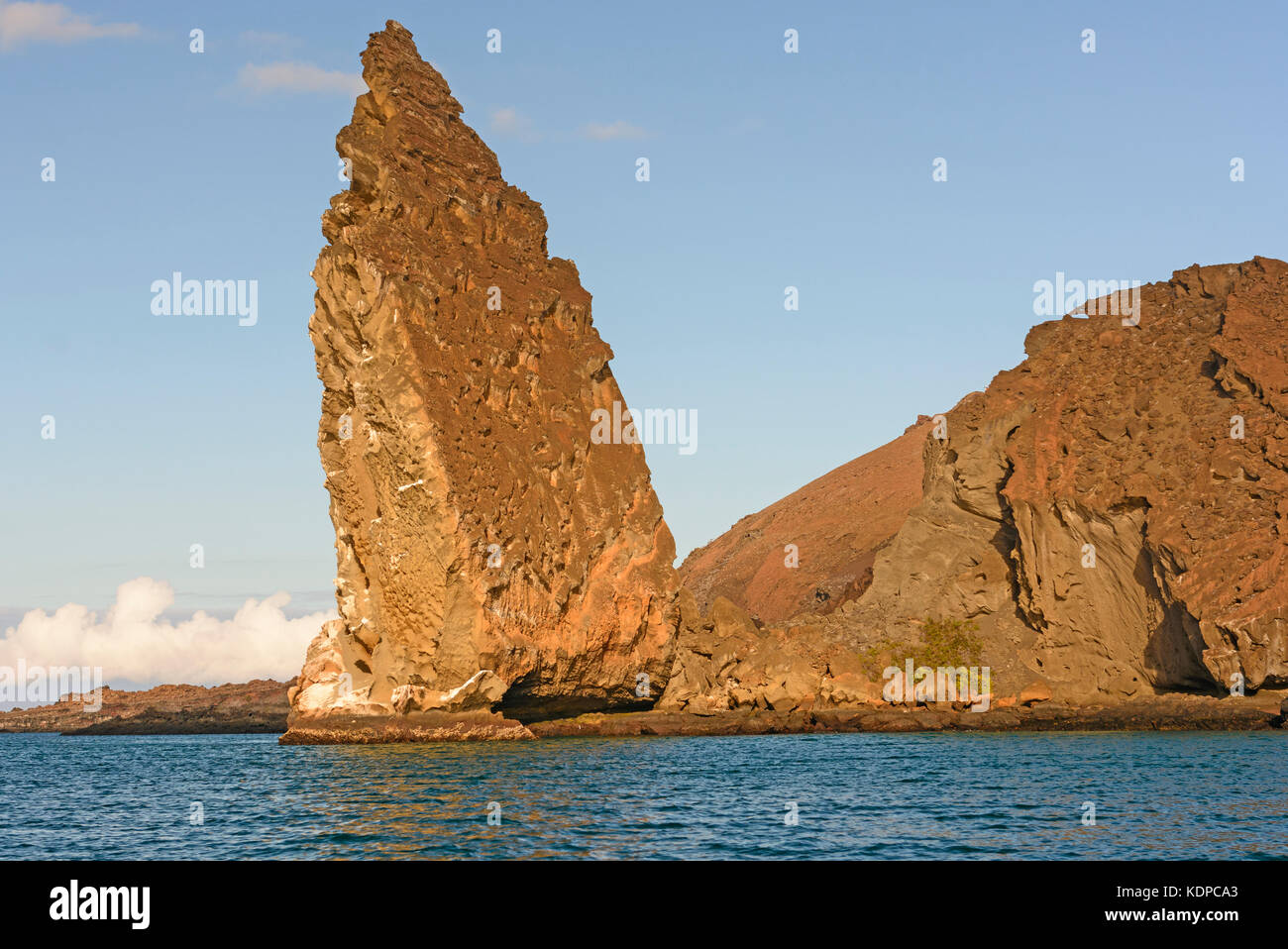 Pinnacle Rock on the Volcanic Bartolome Island in the Galapagos in ...