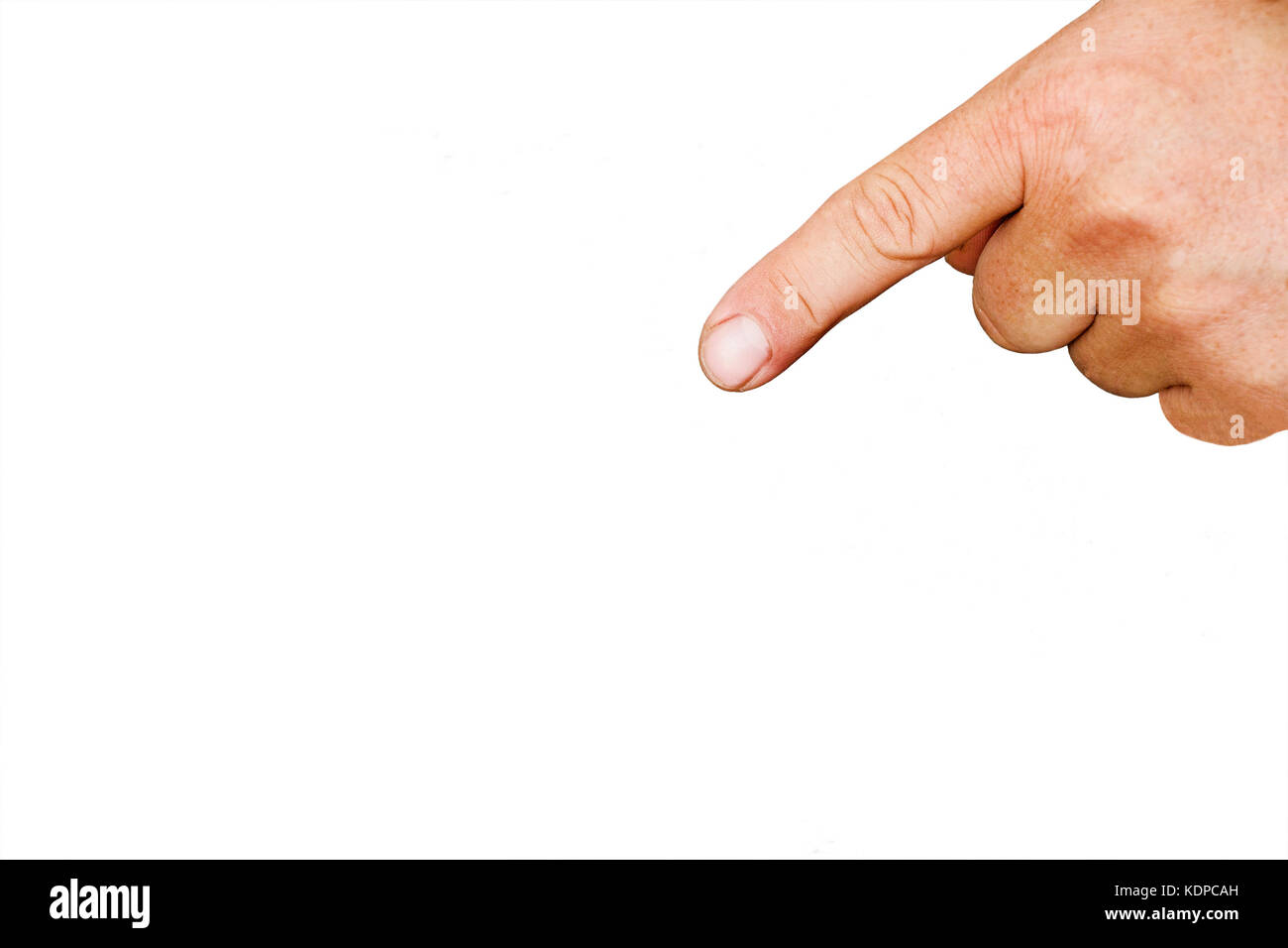 Index finger pointing Stock Photo - Alamy