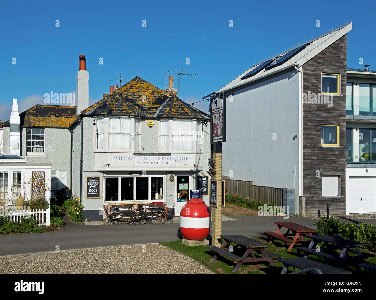 Pub - William the Conqueror - at Rye Harbour, East Sussex, England UK ...
