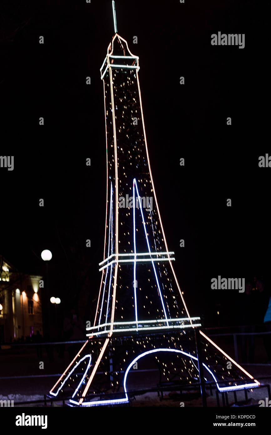 Lighting decoration as landmarks of the world in the city of Gomel ...