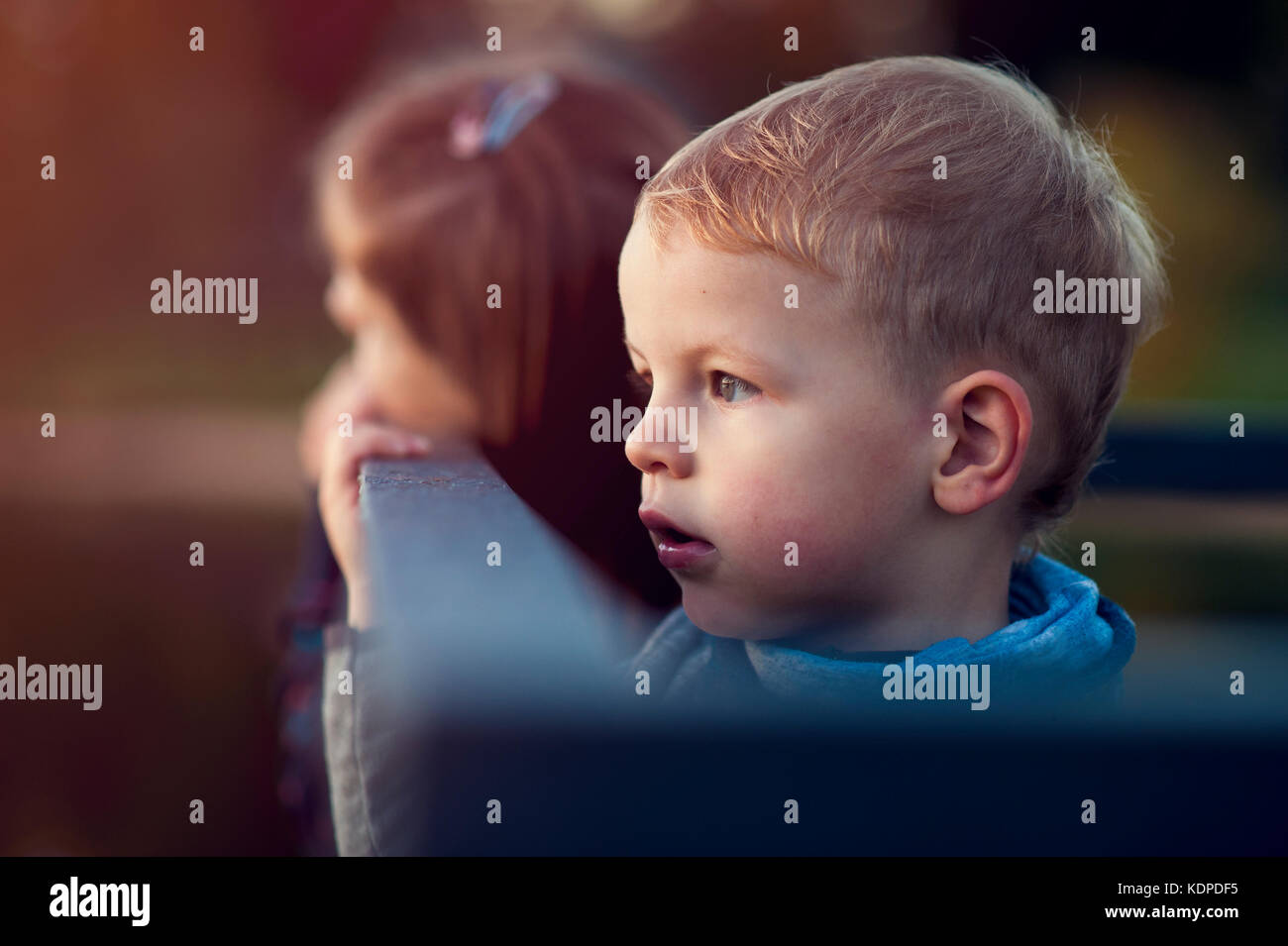Childern evening hi-res stock photography and images - Alamy