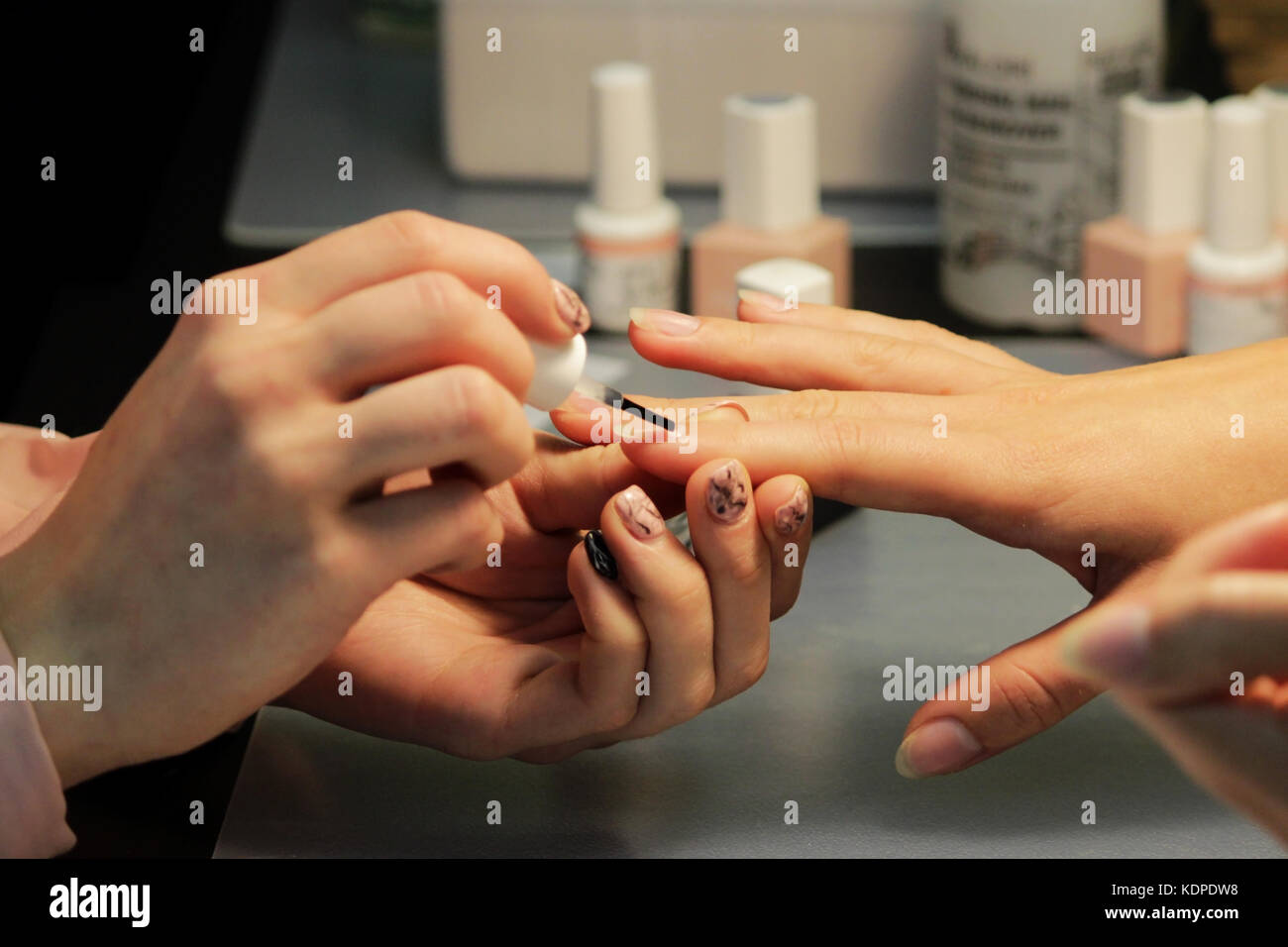 Manicure training courses hi-res stock photography and images - Alamy